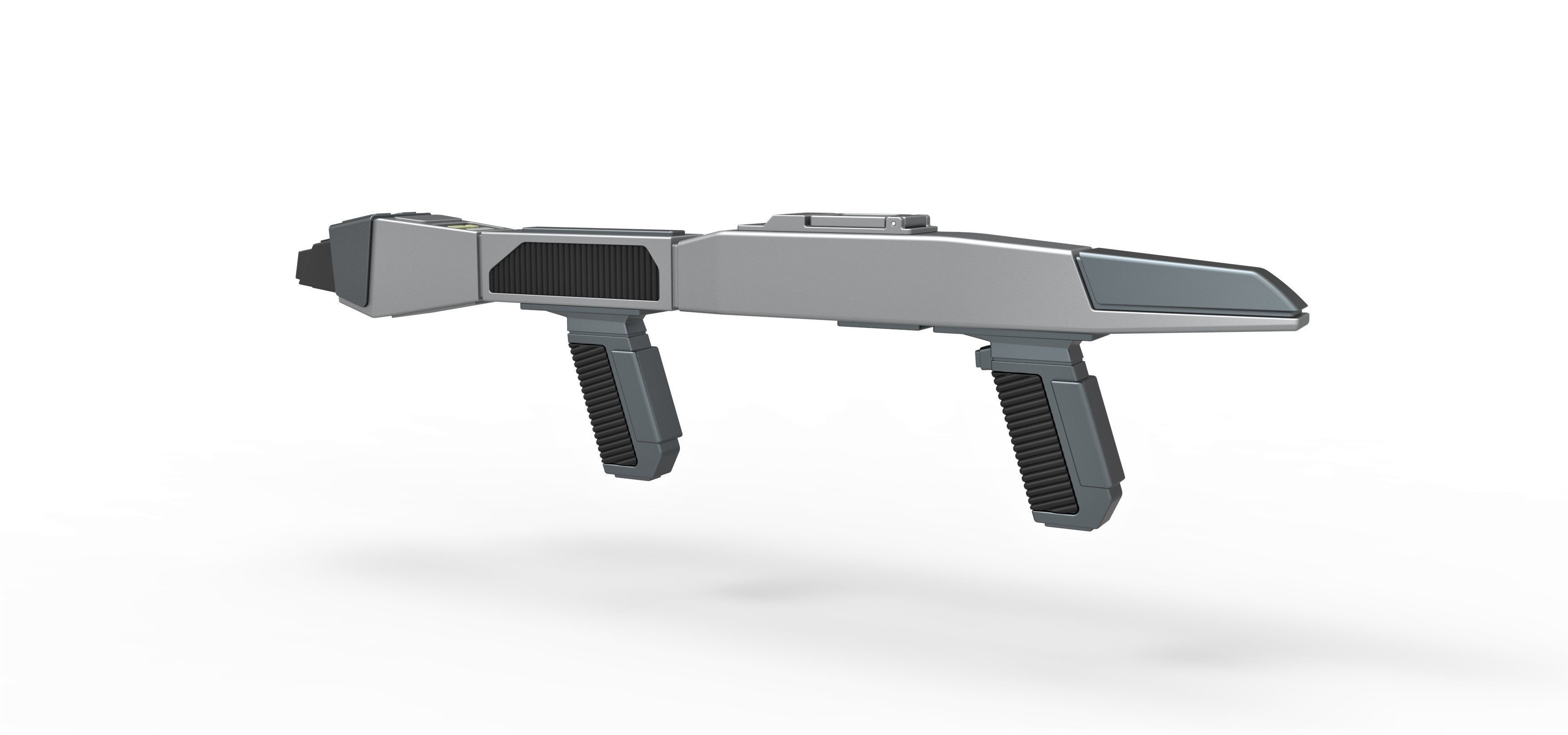 Starfleet Type 3 Phaser Rifle from Star Trek TNG and DSN 3D model 3D ...