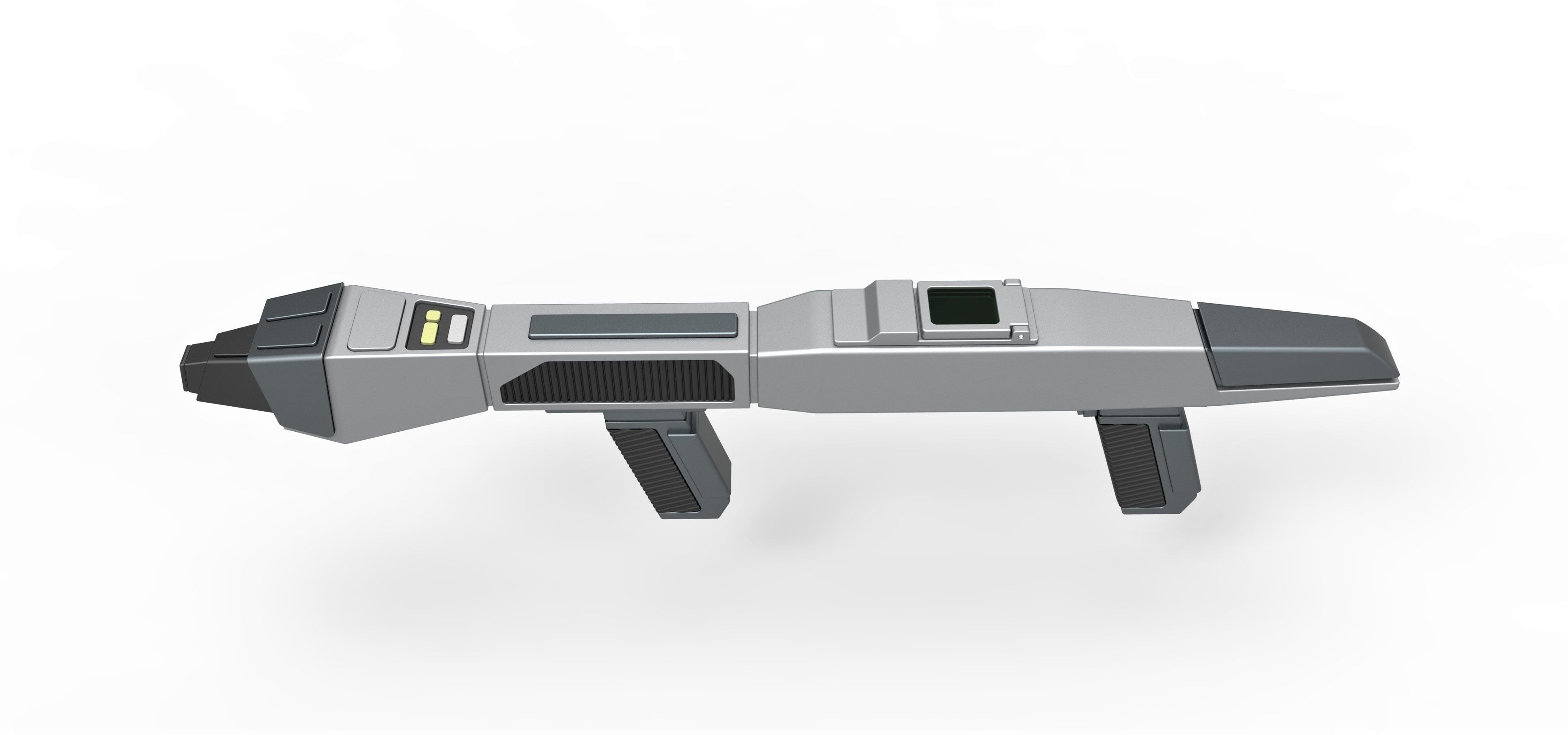 Starfleet Type 3 Phaser Rifle from Star Trek TNG and DSN 3D model 3D ...