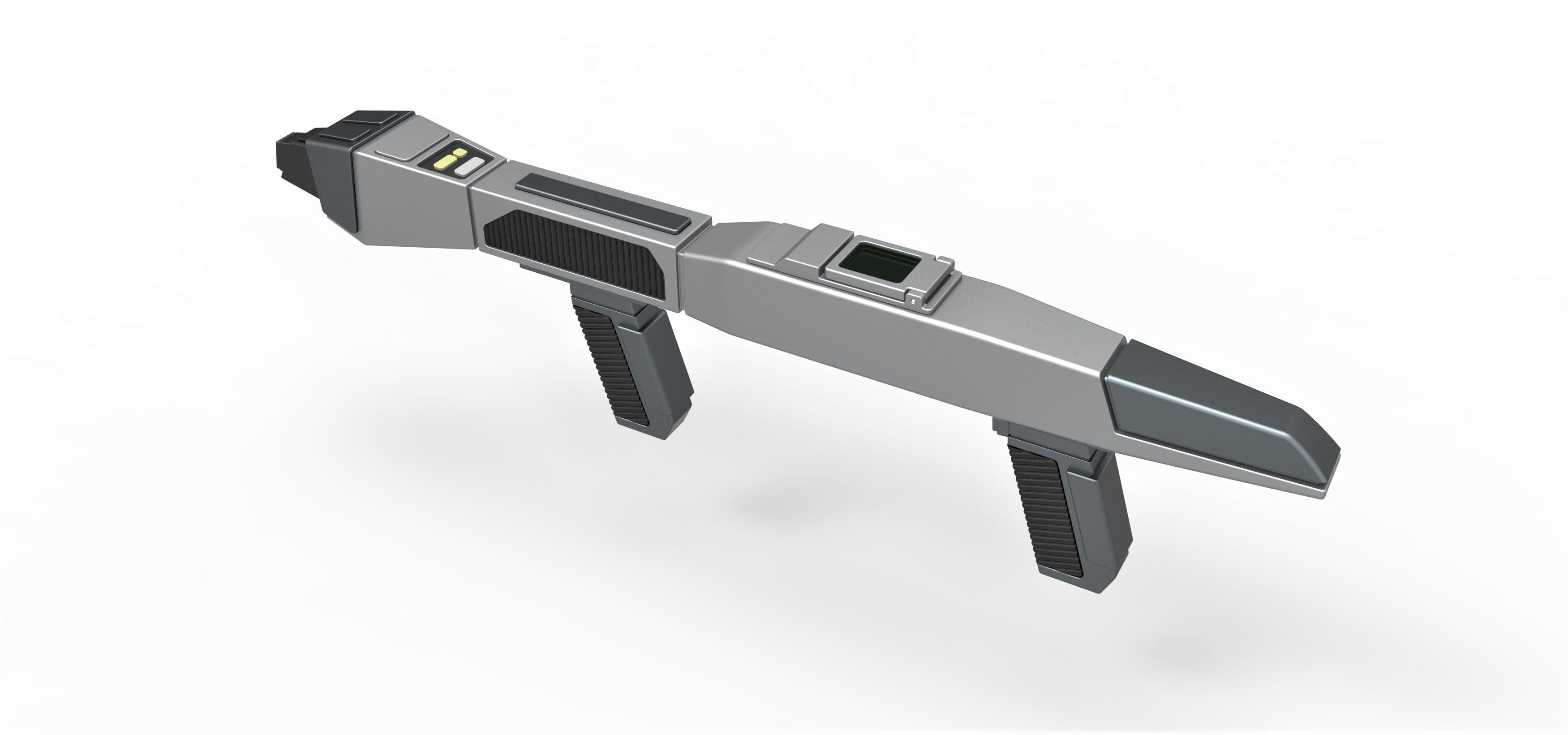 Starfleet Type 3 Phaser Rifle from Star Trek TNG and DSN 3D model 3D ...