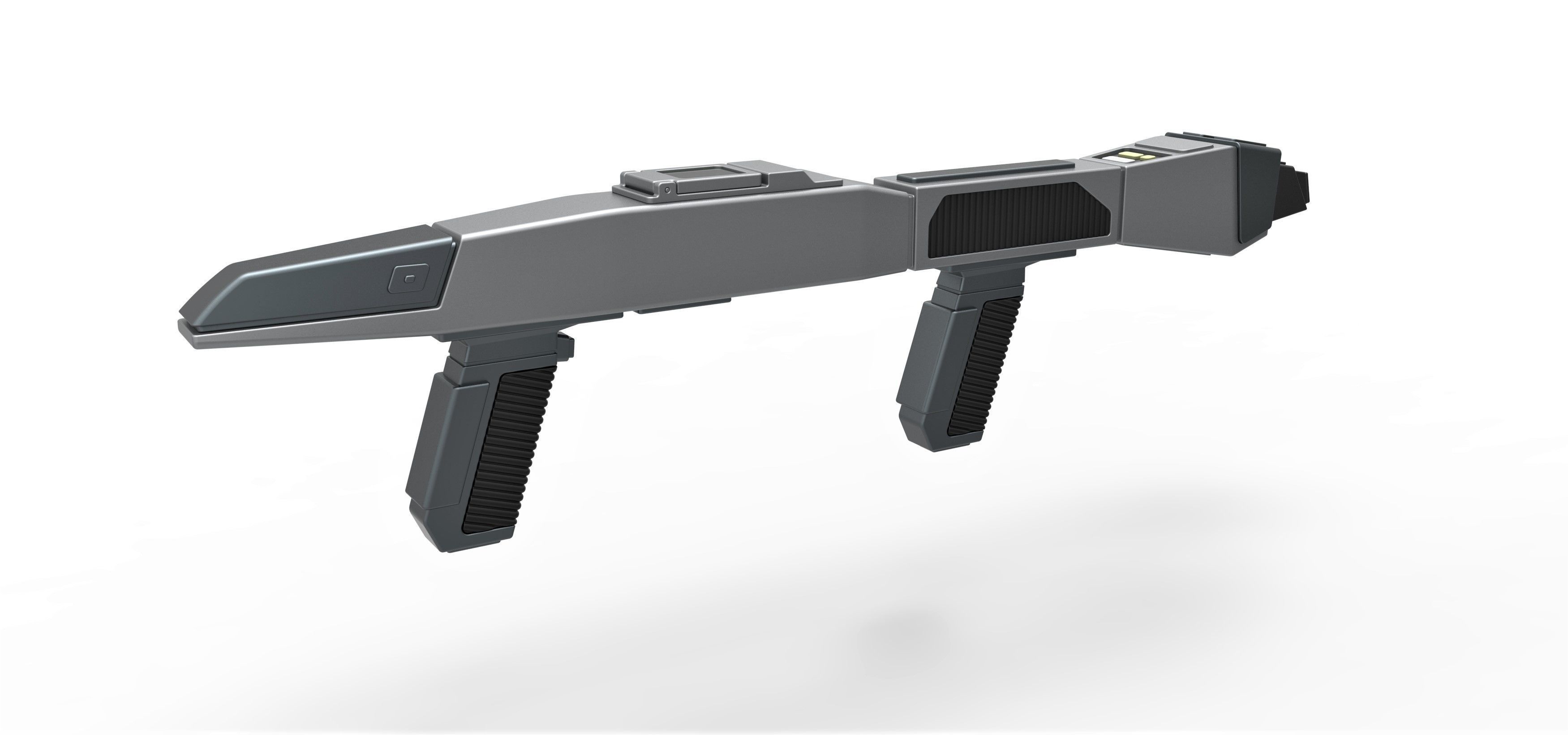 Starfleet Type 3 Phaser Rifle from Star Trek TNG and DSN 3D model 3D ...