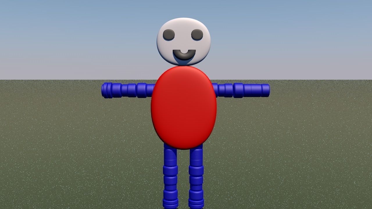UK Mascot free 3D model rigged | CGTrader