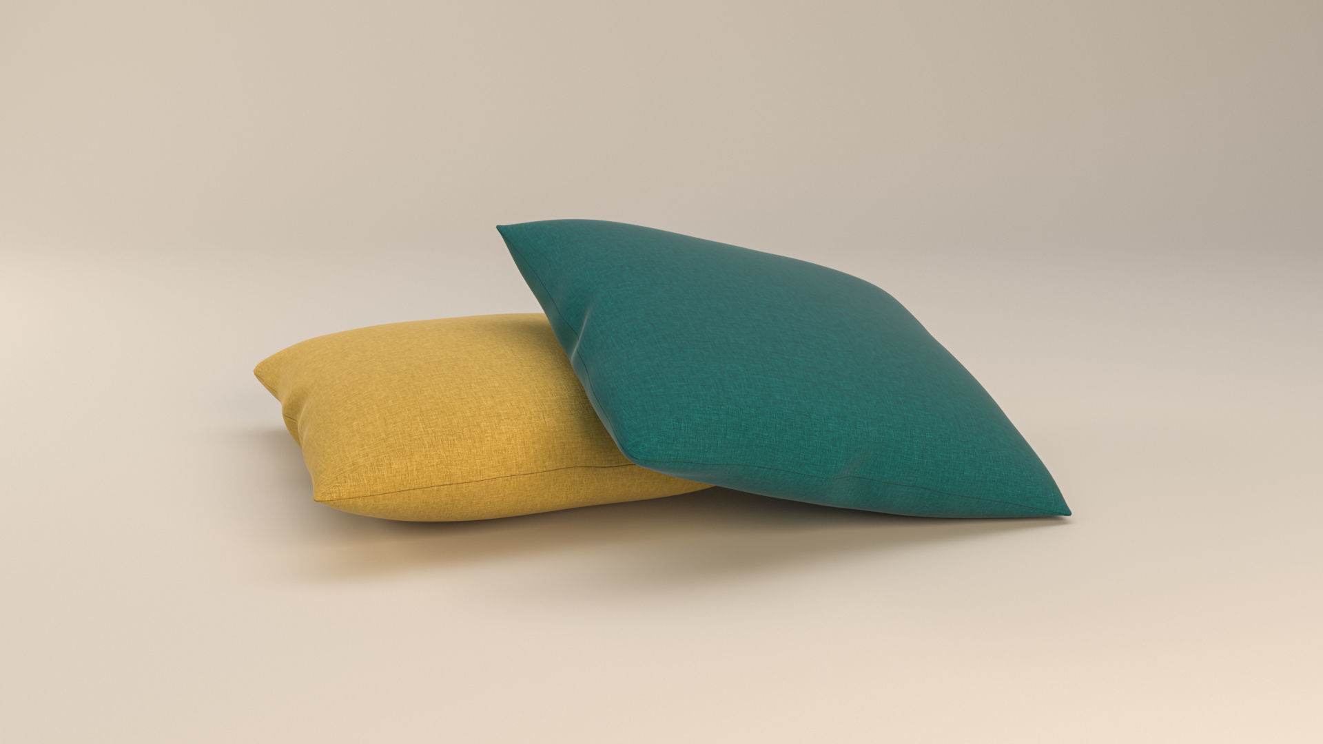 Solid Square Pillow free 3D model | CGTrader