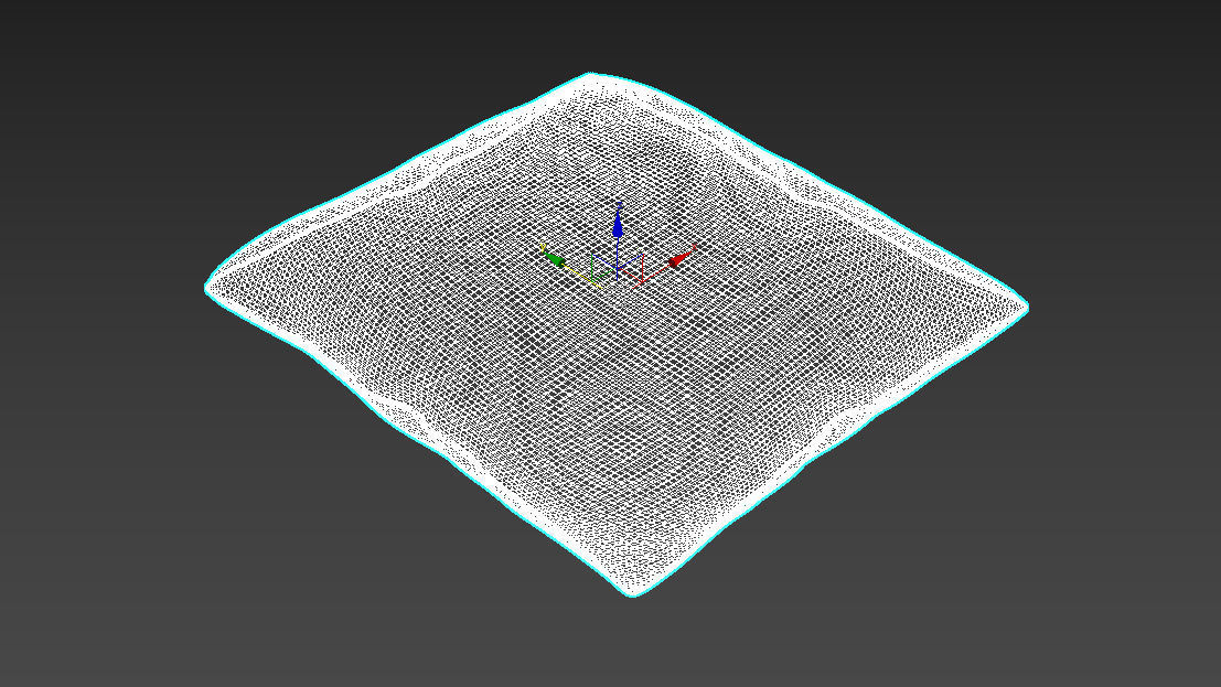 Solid Square Pillow free 3D model | CGTrader