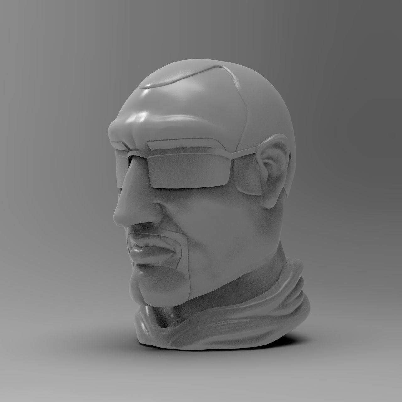 Chad Yes Meme 3D Printable free 3D model 3D printable | CGTrader