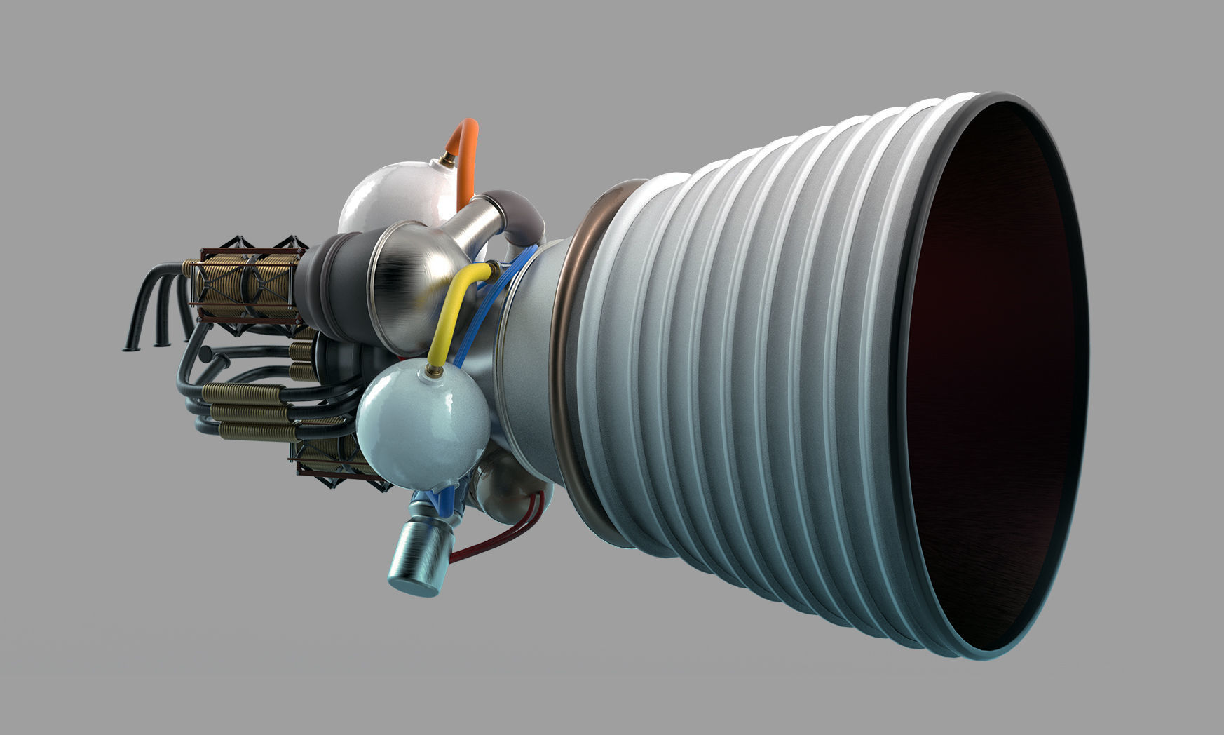 Rocket Engine 3D model | CGTrader