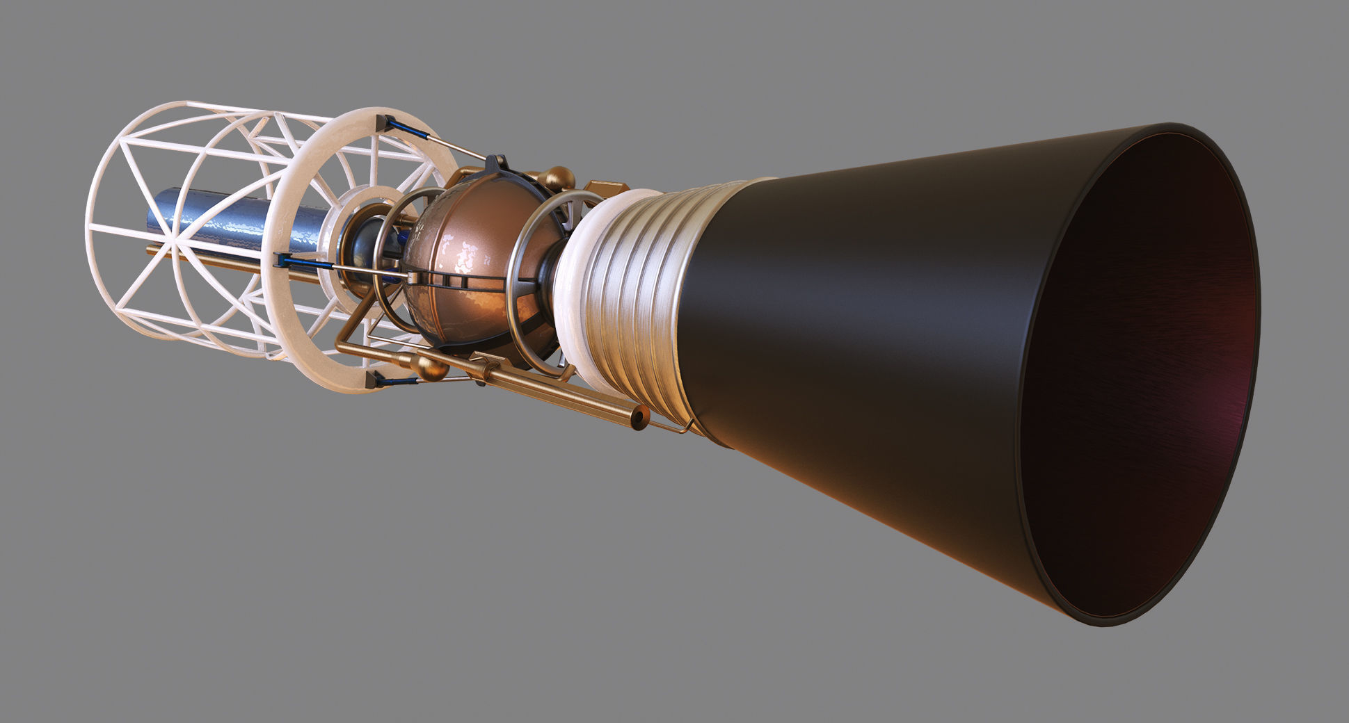 Rocket Engine 3D model | CGTrader