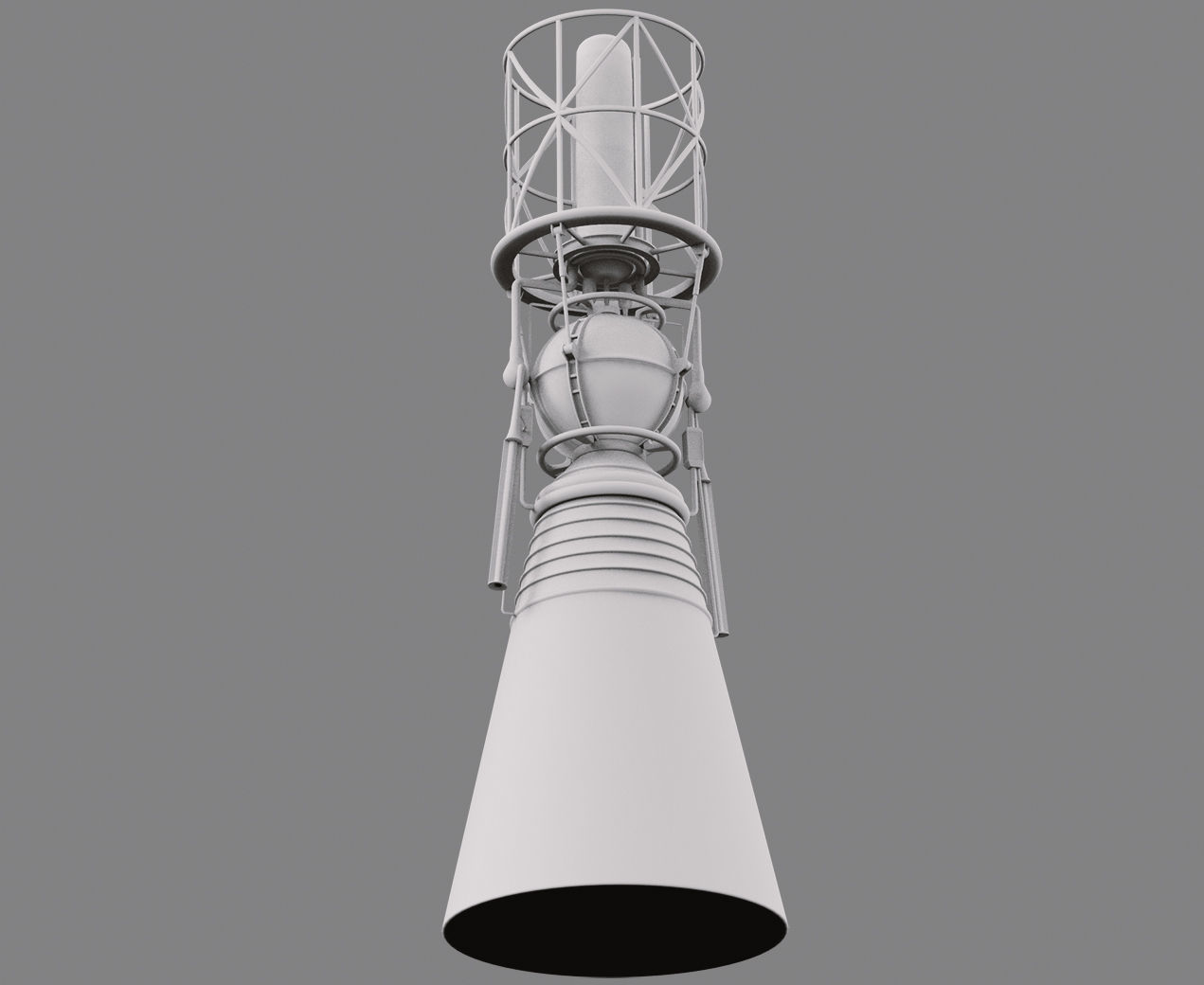 Rocket Engine 3D model | CGTrader
