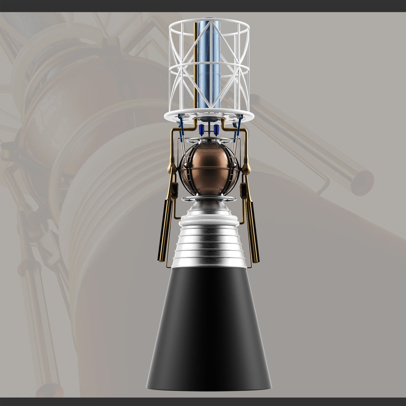 Rocket Engine 3D model | CGTrader