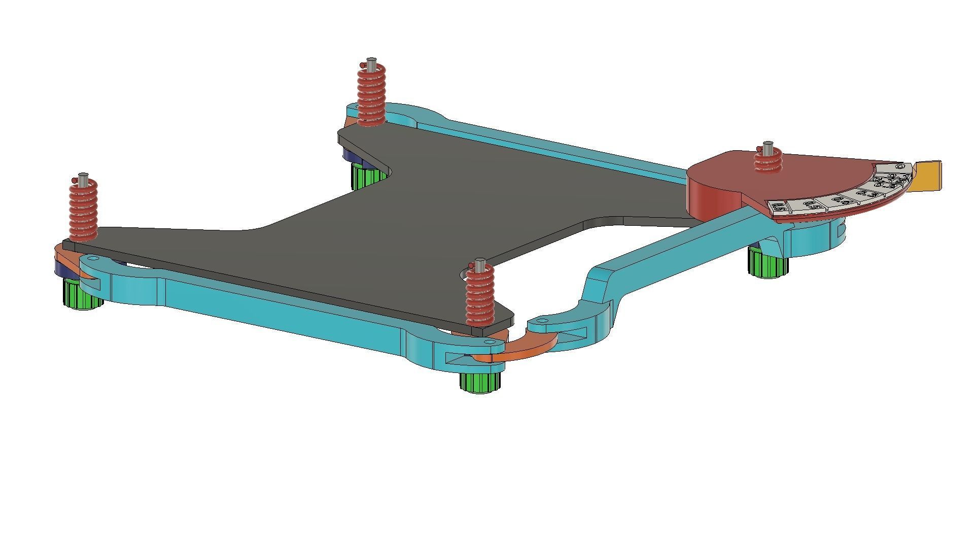 ADJUSTABLE BUILD PLATE FOR 3D PRINTER free 3D model 3D printable | CGTrader