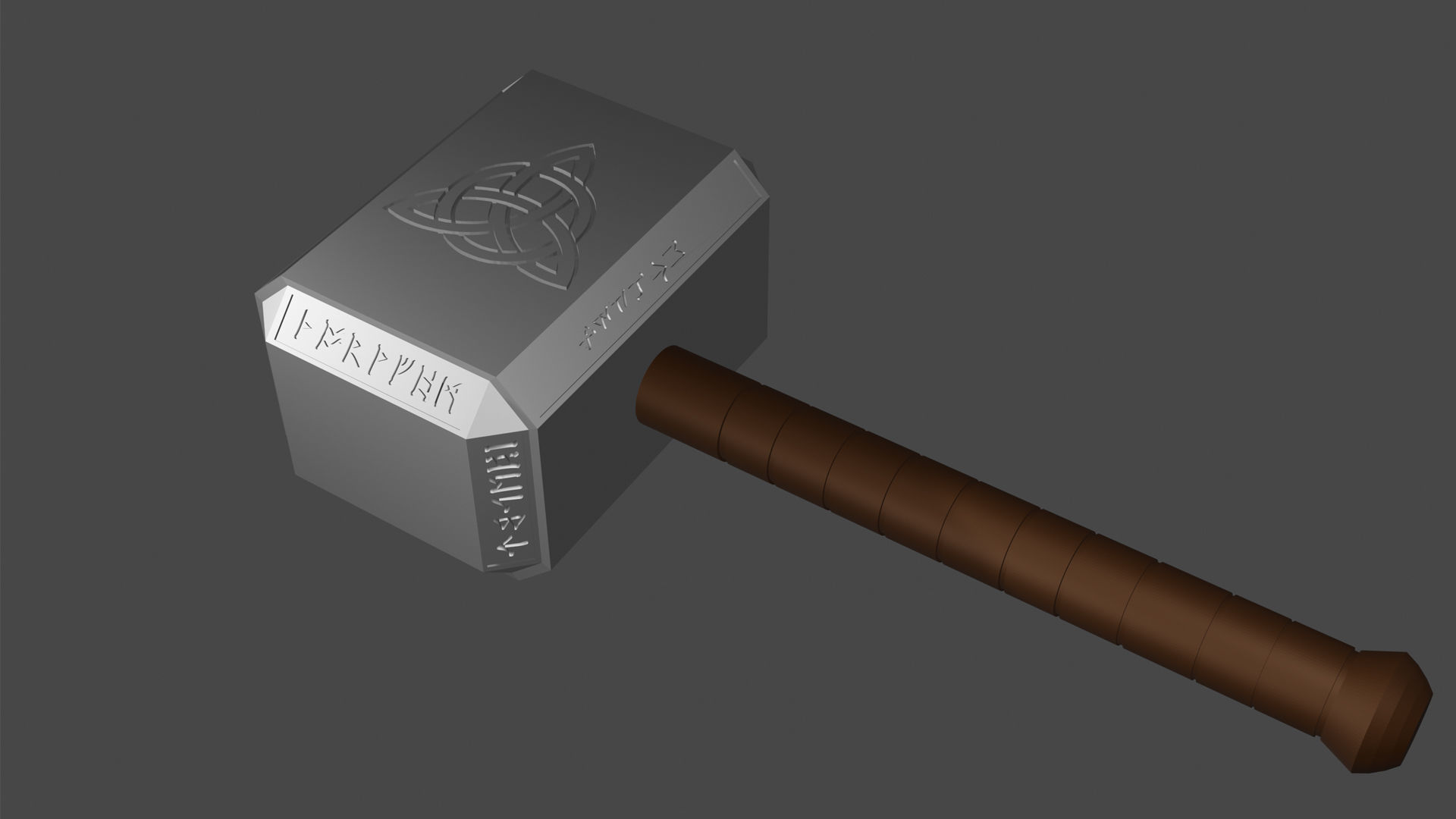 Thors hammer 3D model | CGTrader