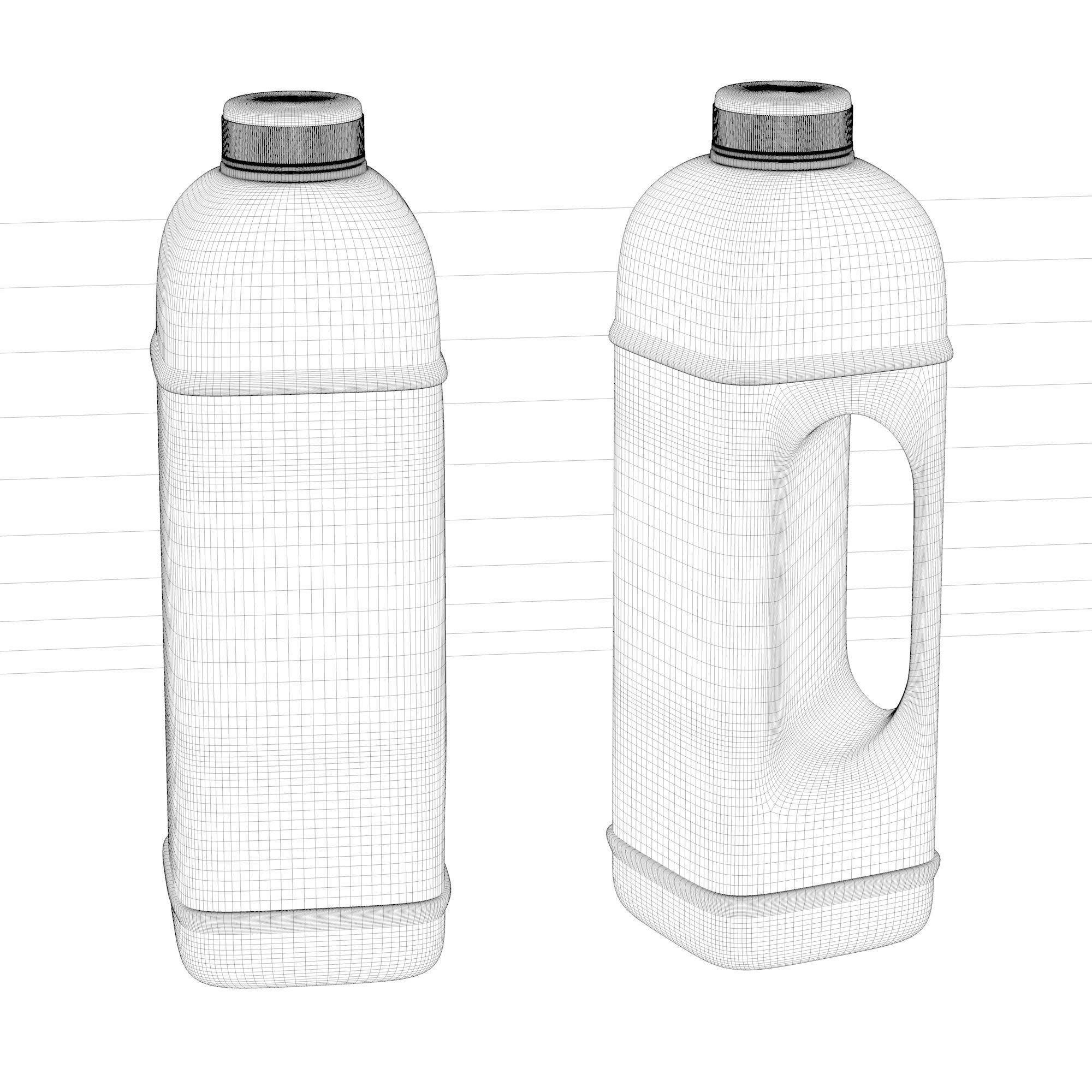 Chemical reagent square bottle 3D model | CGTrader
