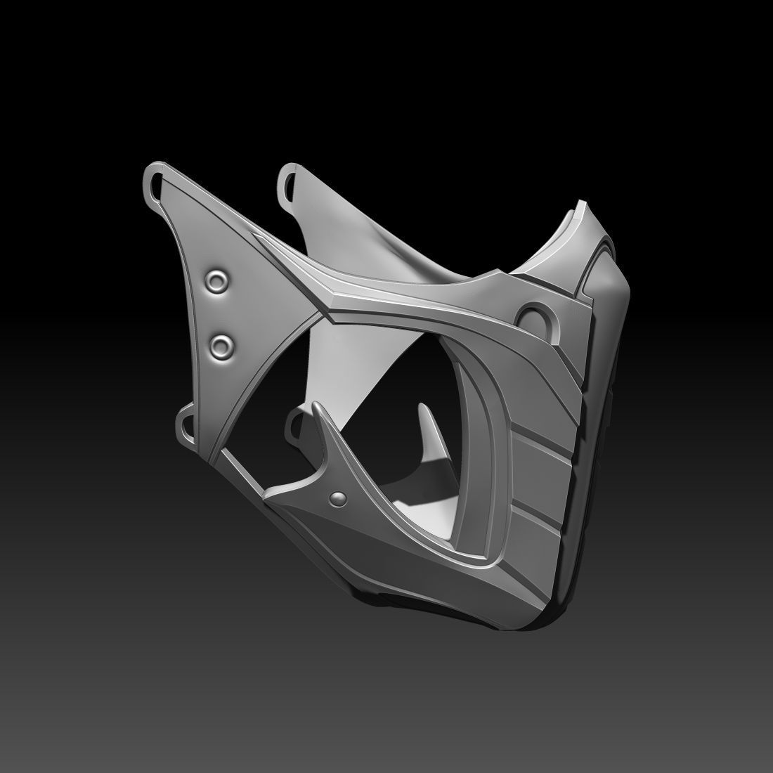 Skarlet and Jade mask for cosplay Mortal Kombat 11 3in1 MK 3D model 3D ...