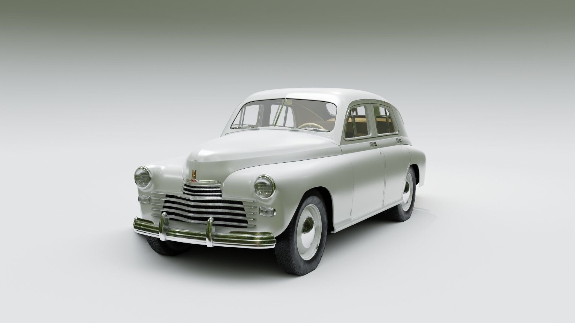 Gaz M20 Pobeda Warszawa M20 3D model | CGTrader