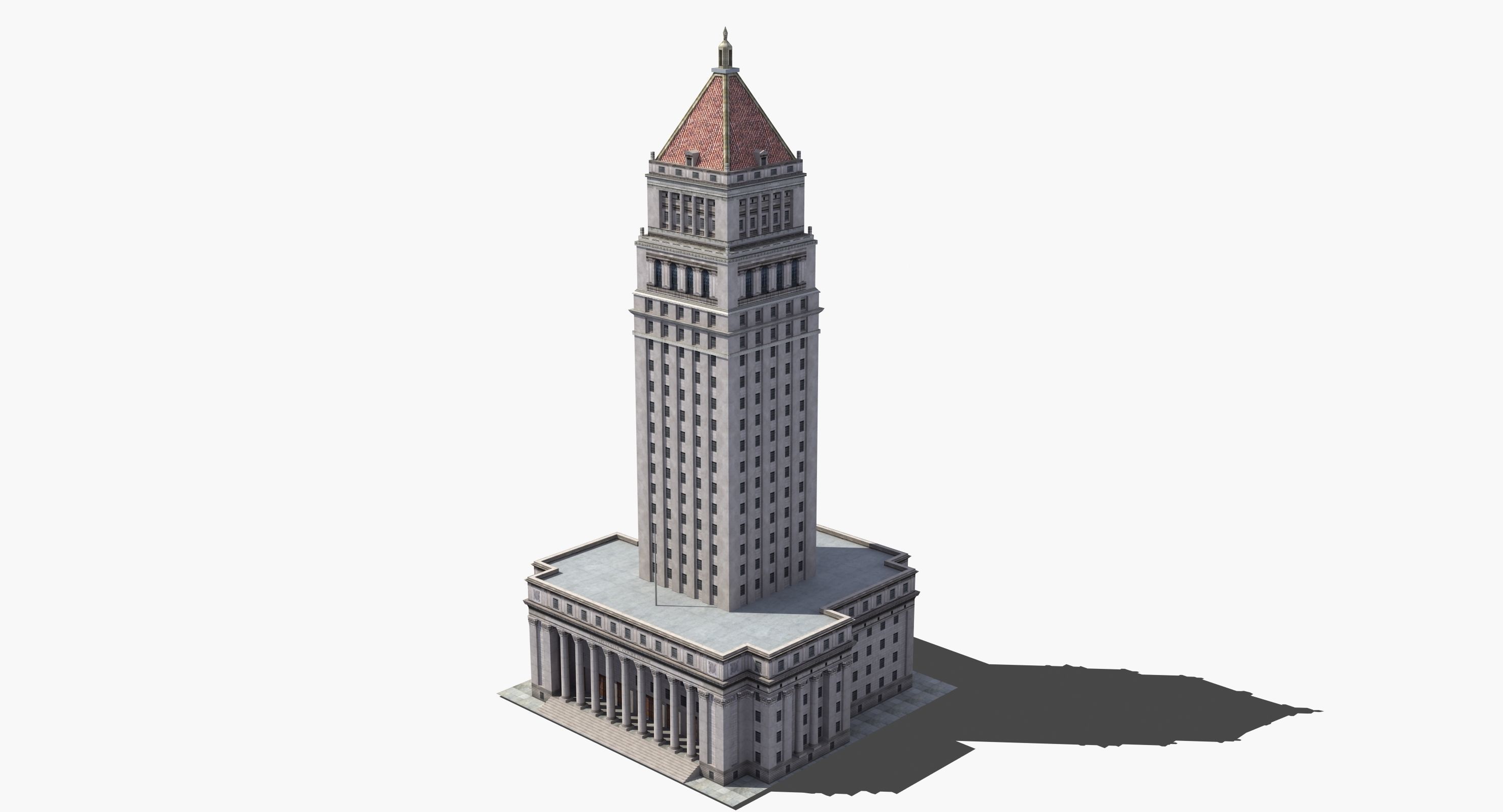 City Courthouse Building 3D model | CGTrader