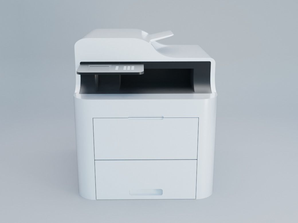 3D model Low poly Xerox Printer VR / AR / low-poly | CGTrader