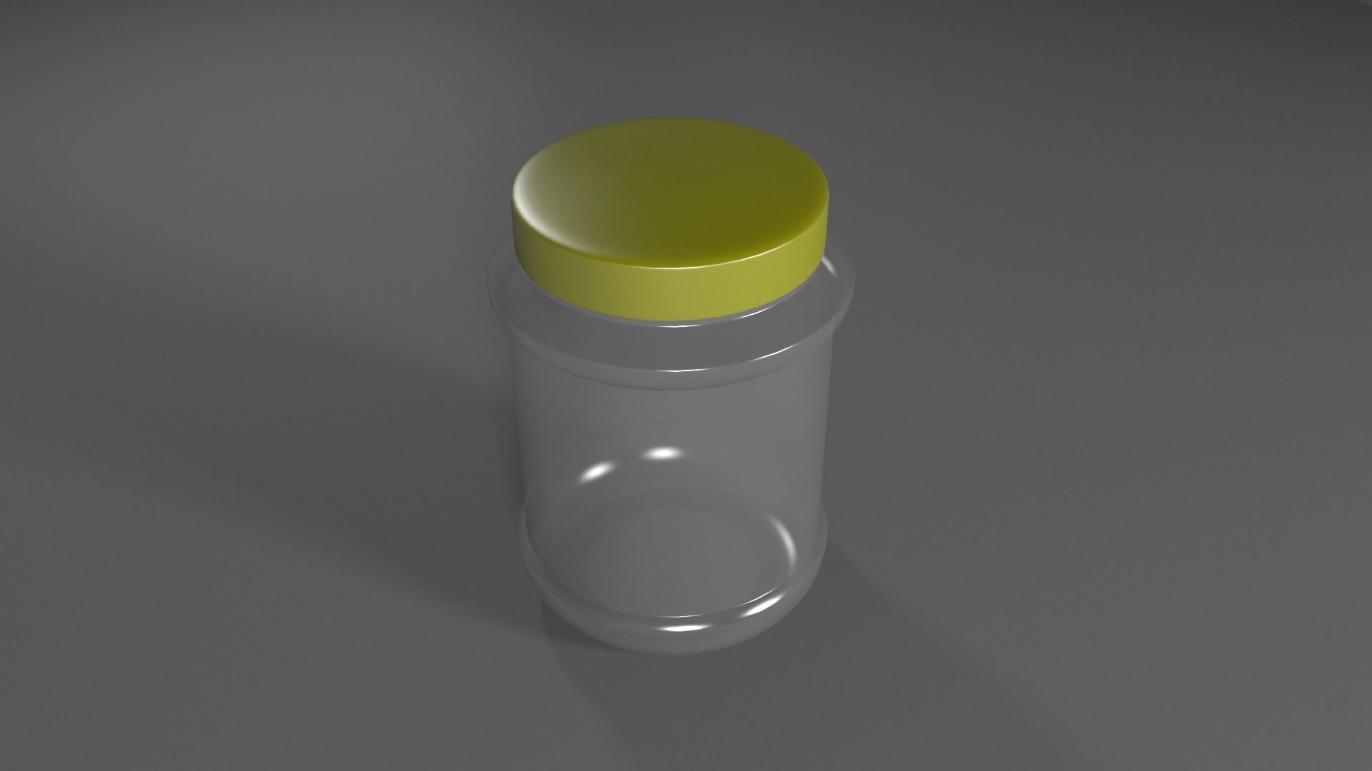 Plastic Jar free VR / AR / low-poly 3D model | CGTrader