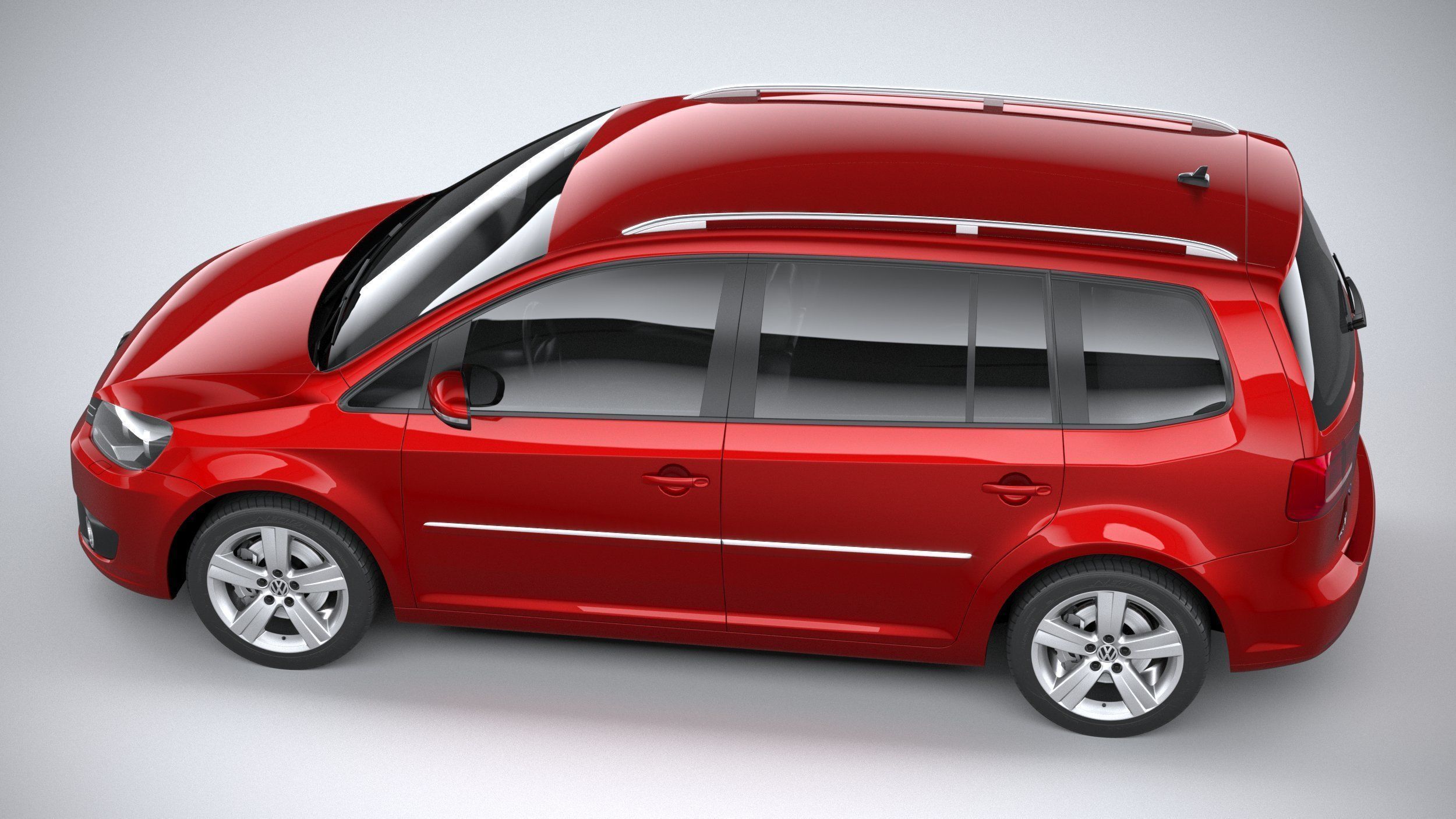 Volkswagen Touran 2011-2015 3D model | CGTrader