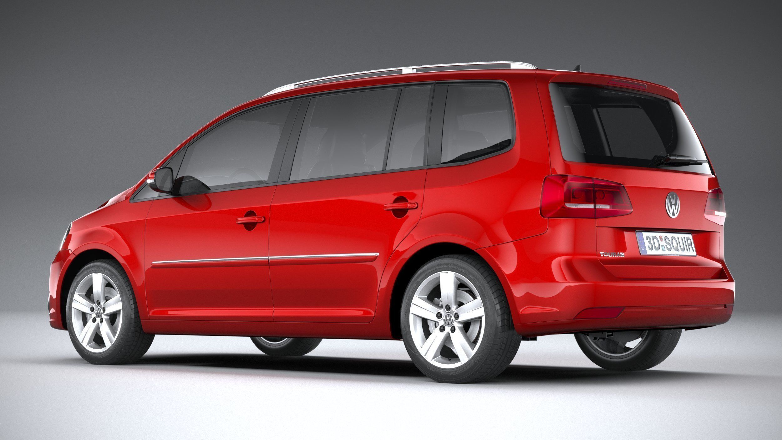 Volkswagen Touran 2011-2015 3D model | CGTrader