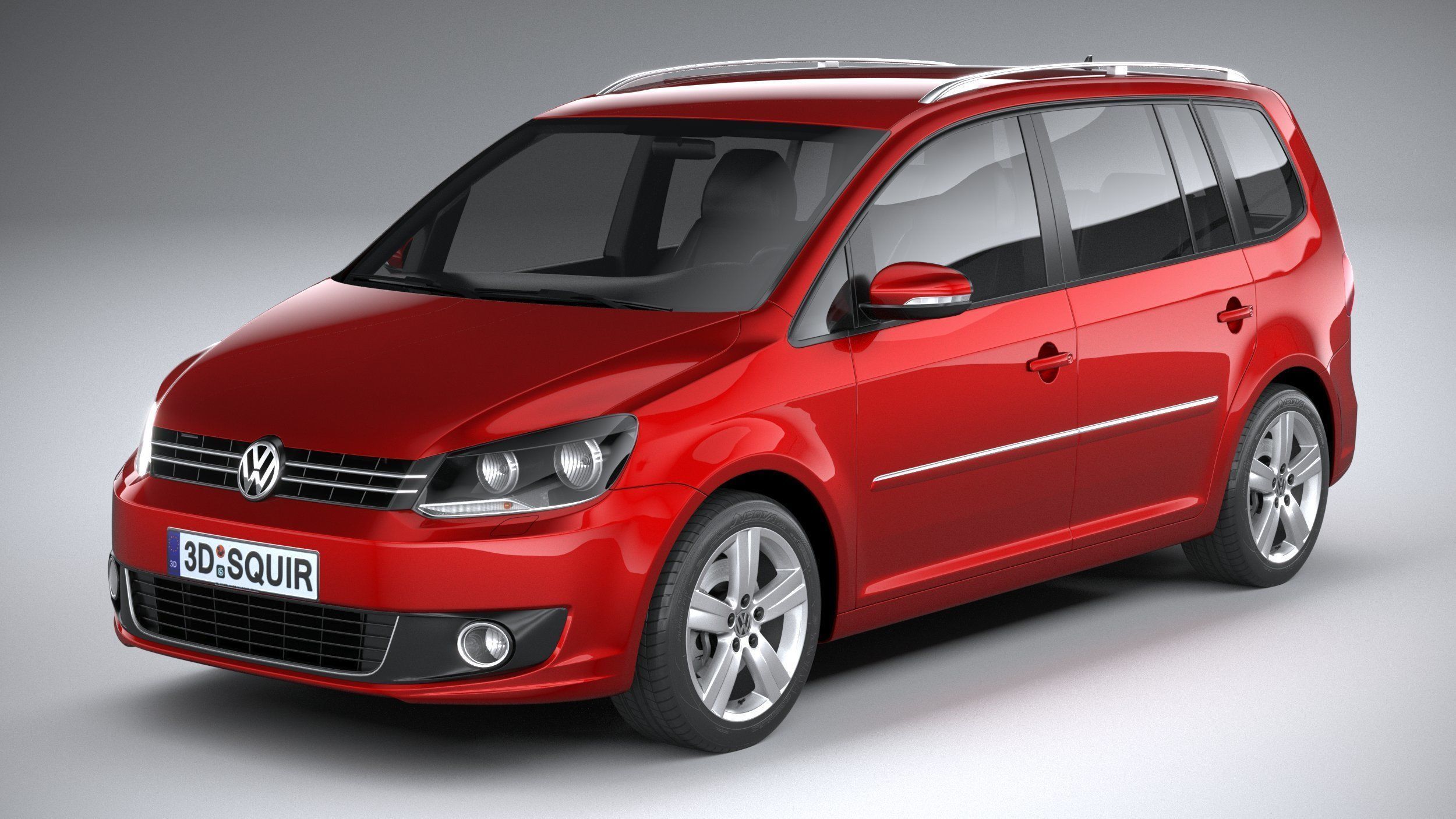 Volkswagen Touran 2011-2015 3D model | CGTrader
