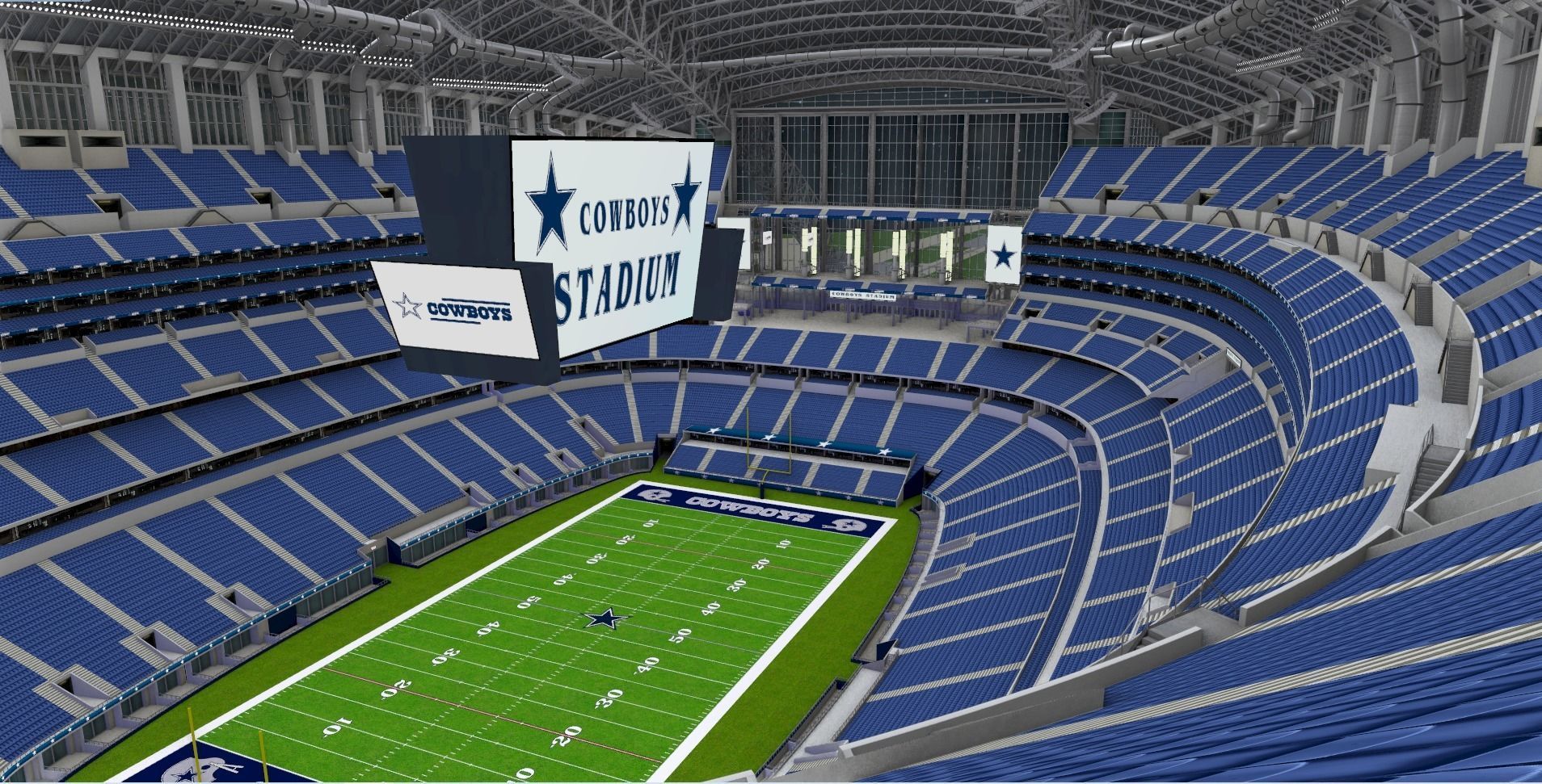 3D model Cowboys Stadium Texas VR / AR / low-poly | CGTrader