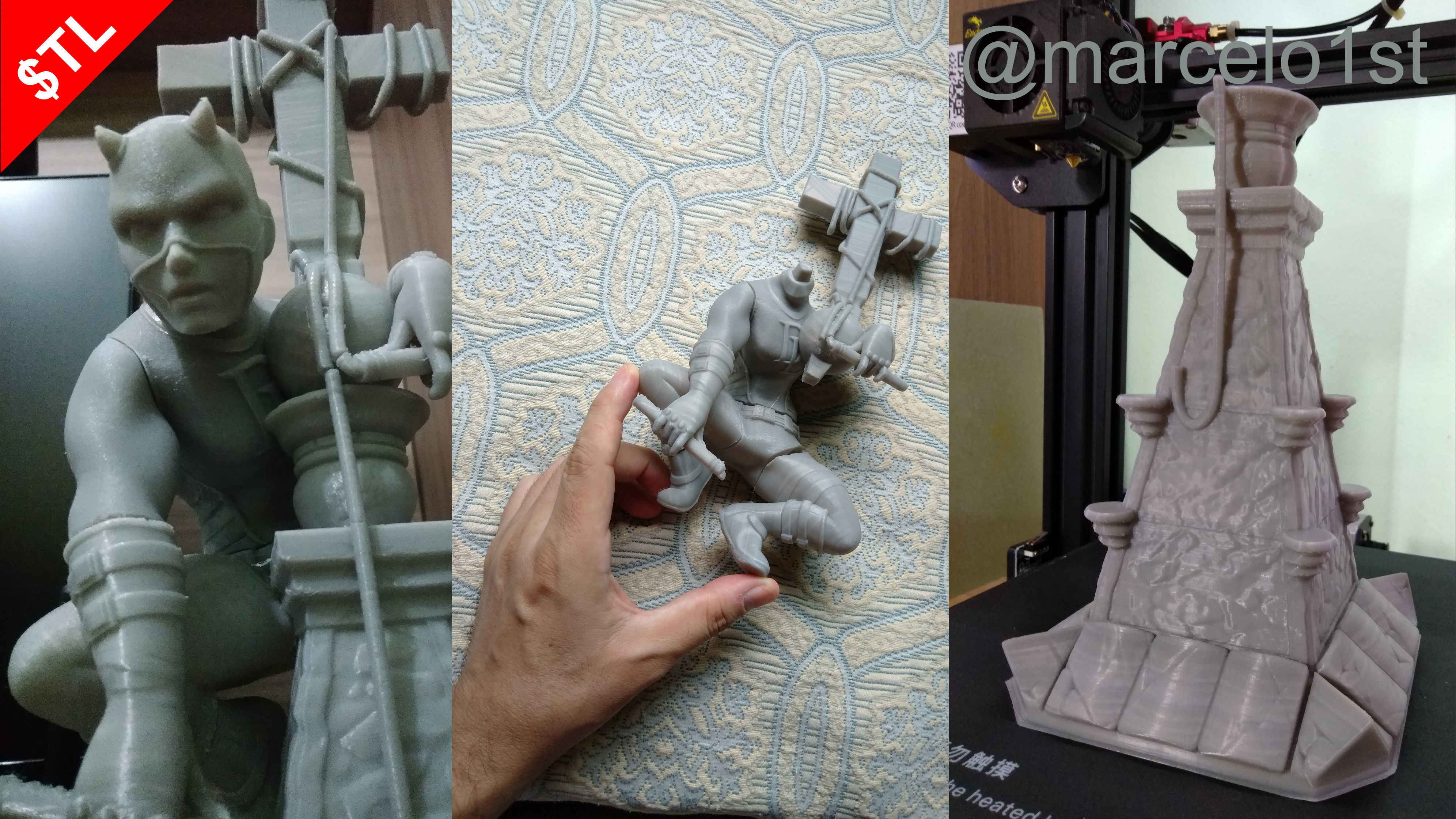 Daredevil - Guardian Devil 3D model 3D printable | CGTrader