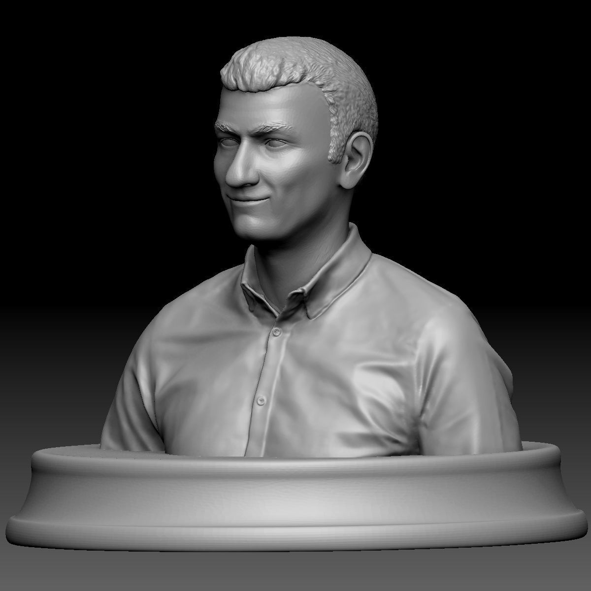 3D Printable Male Bust 3D model 3D printable | CGTrader