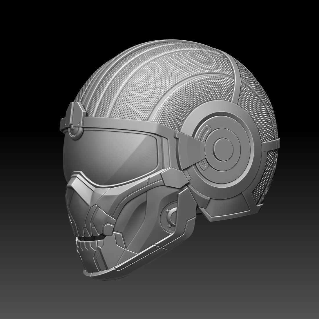 Taskmaster helmet mask cosplay Black Widow Marvel 3D model 3D printable ...