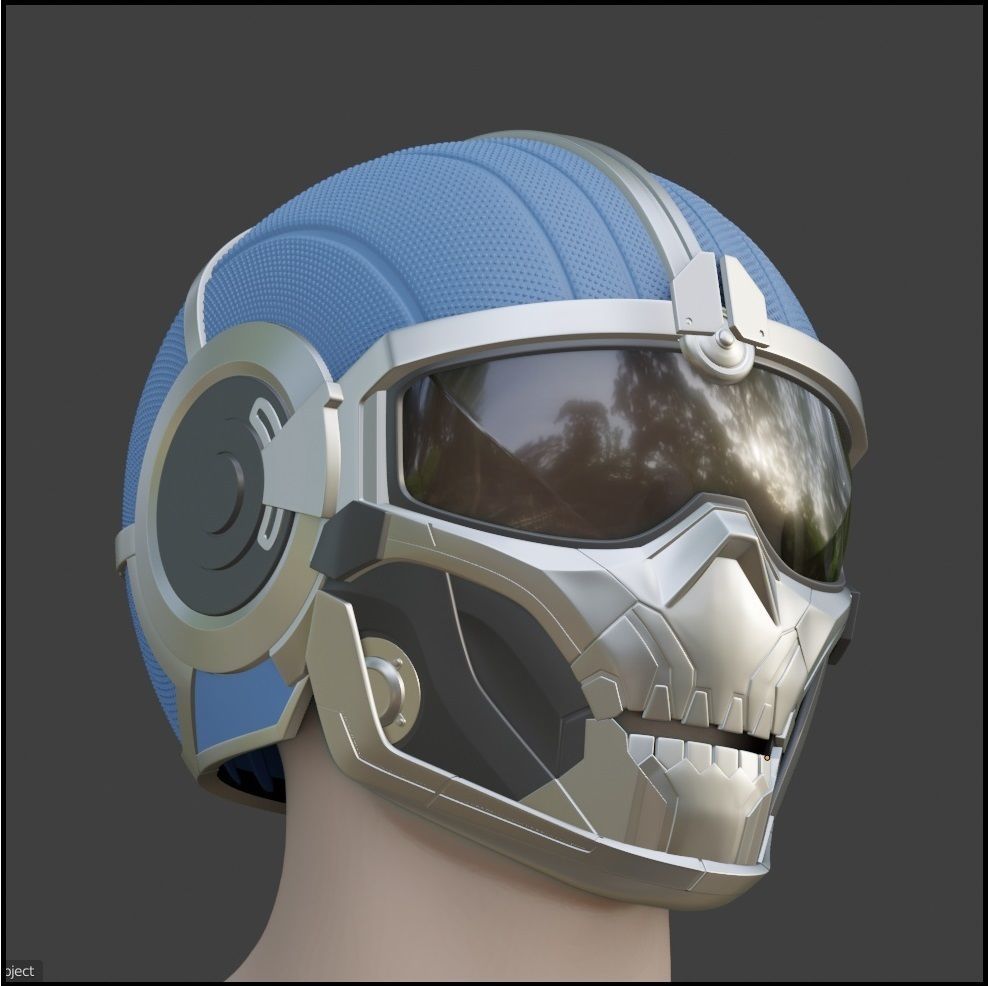 Taskmaster helmet mask cosplay Black Widow Marvel 3D model 3D printable ...