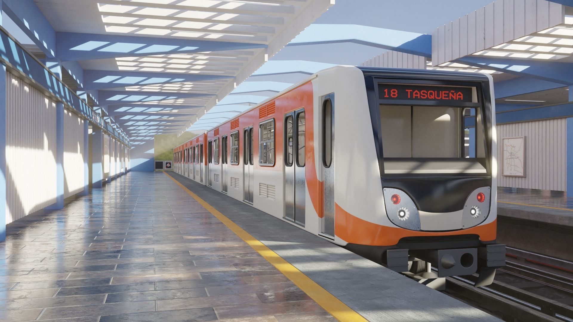 Mexico City Subway 3D model | CGTrader