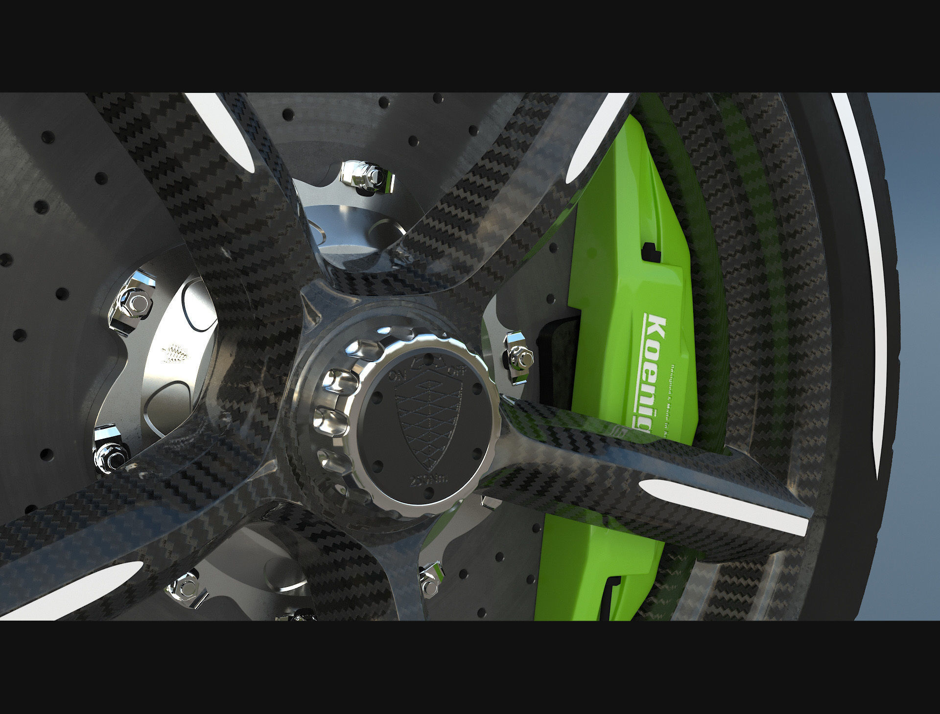 Koenigsegg Wheels Assembly free 3D model | CGTrader