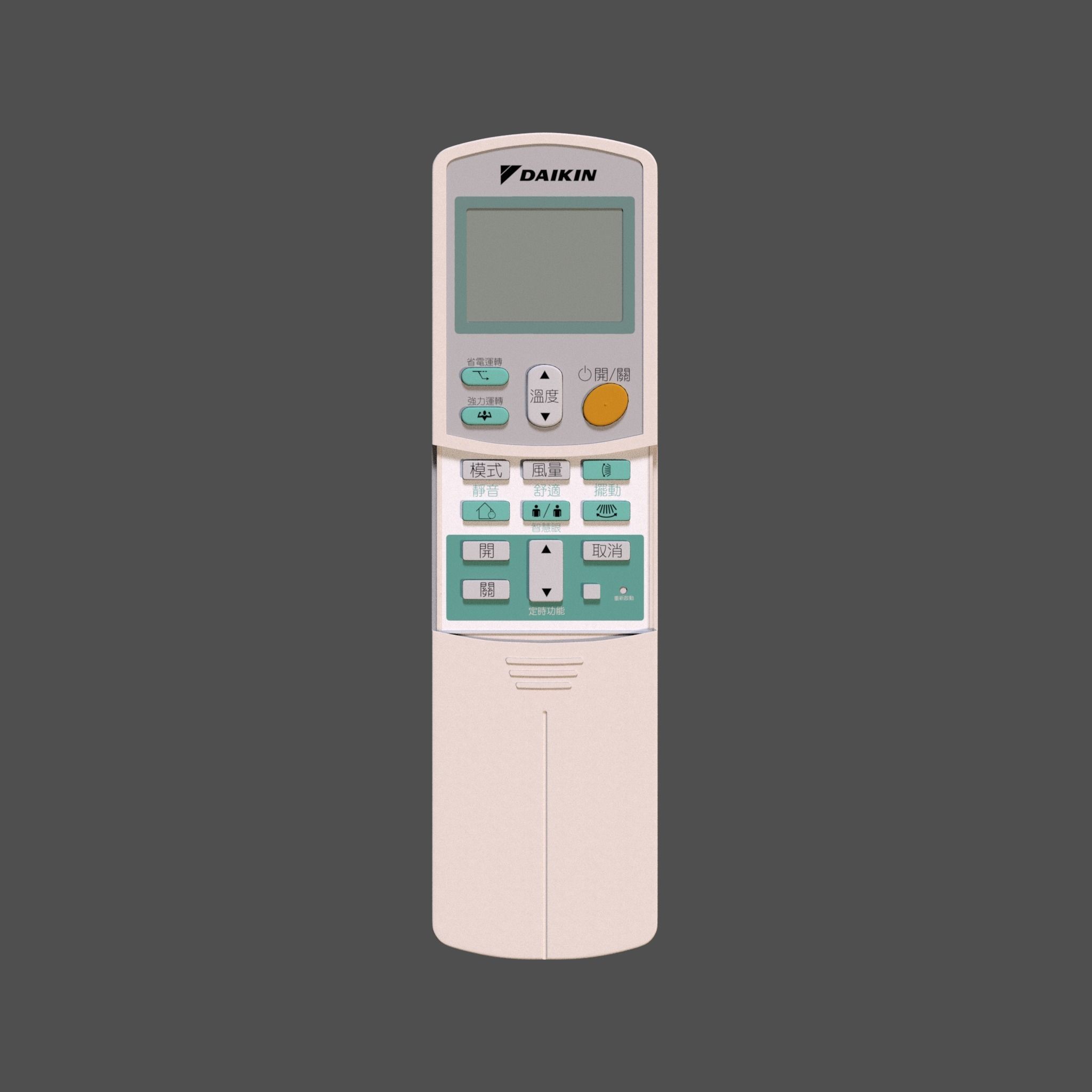 AC Remote 3D model | CGTrader