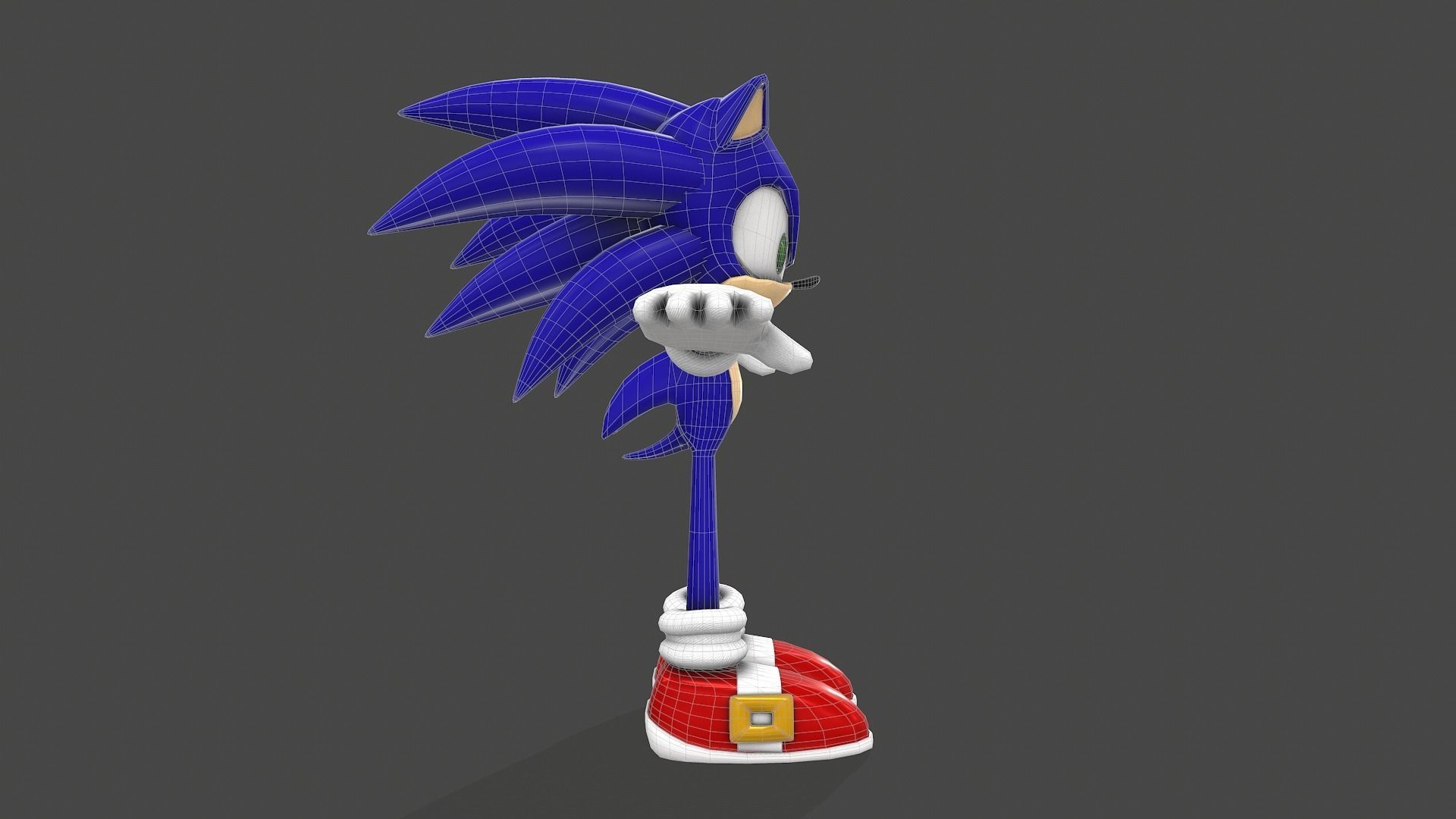 Sonic The Hedgehog - Tutorial Included 3D model | CGTrader