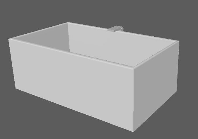Bathtub free VR / AR / low-poly 3D model | CGTrader