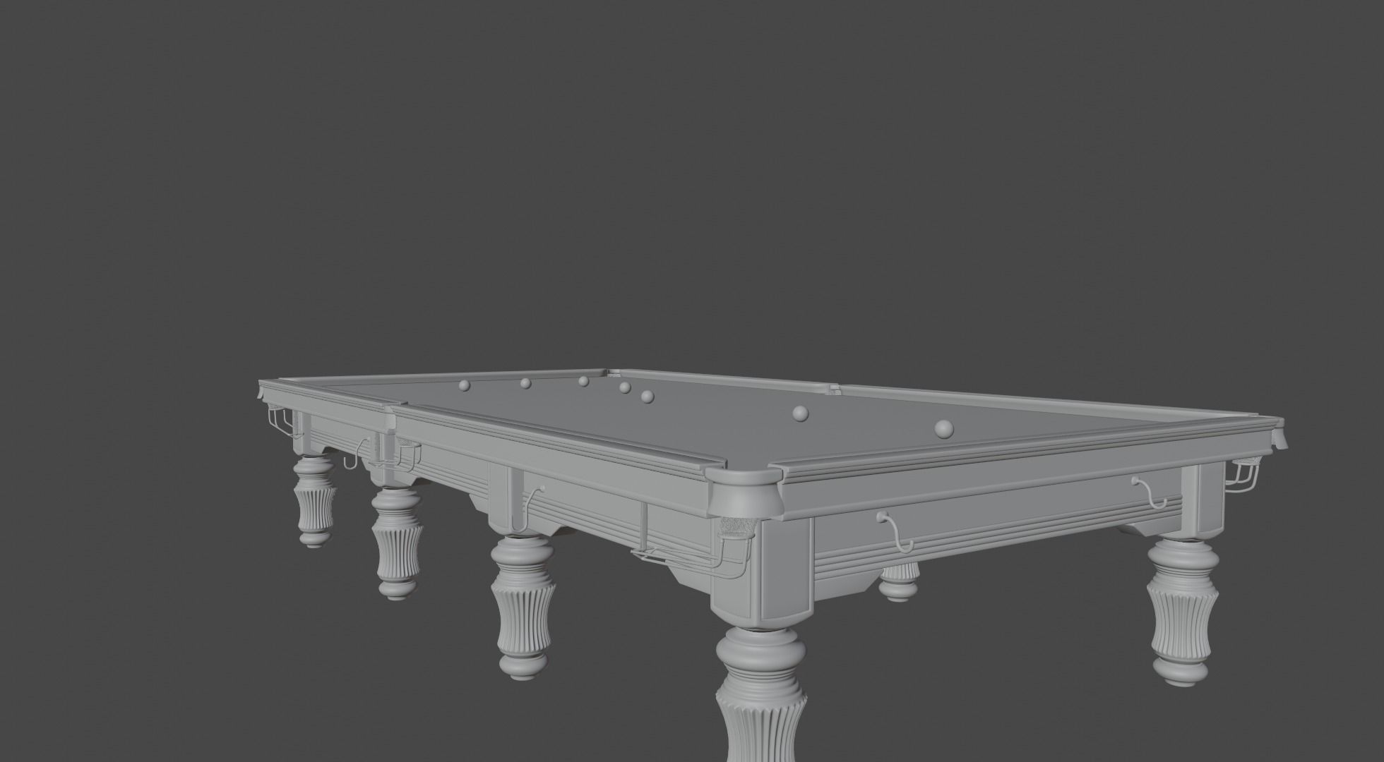 High Quality Detailed Snooker Tournament Table 3D model | CGTrader
