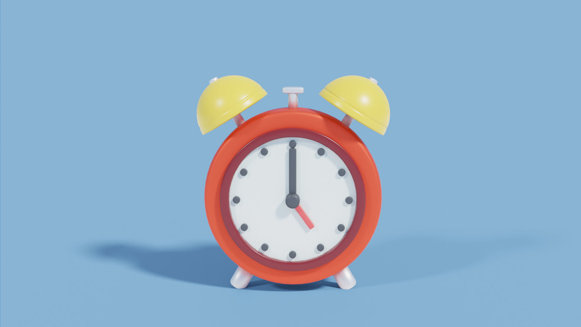 3D model Cartoon Clock VR / AR / low-poly | CGTrader