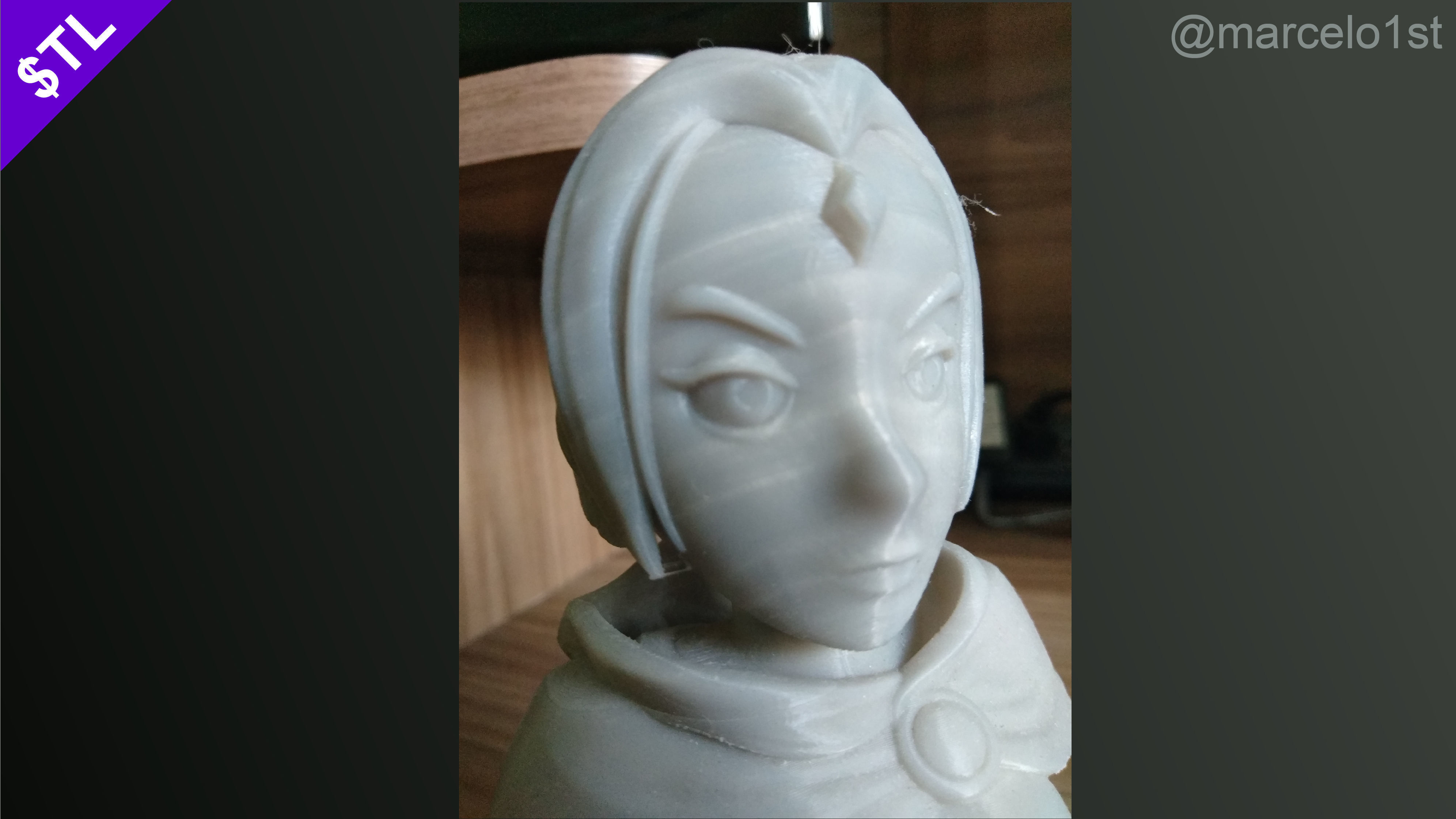 Raven Teen Titans Bust 3D model 3D printable | CGTrader