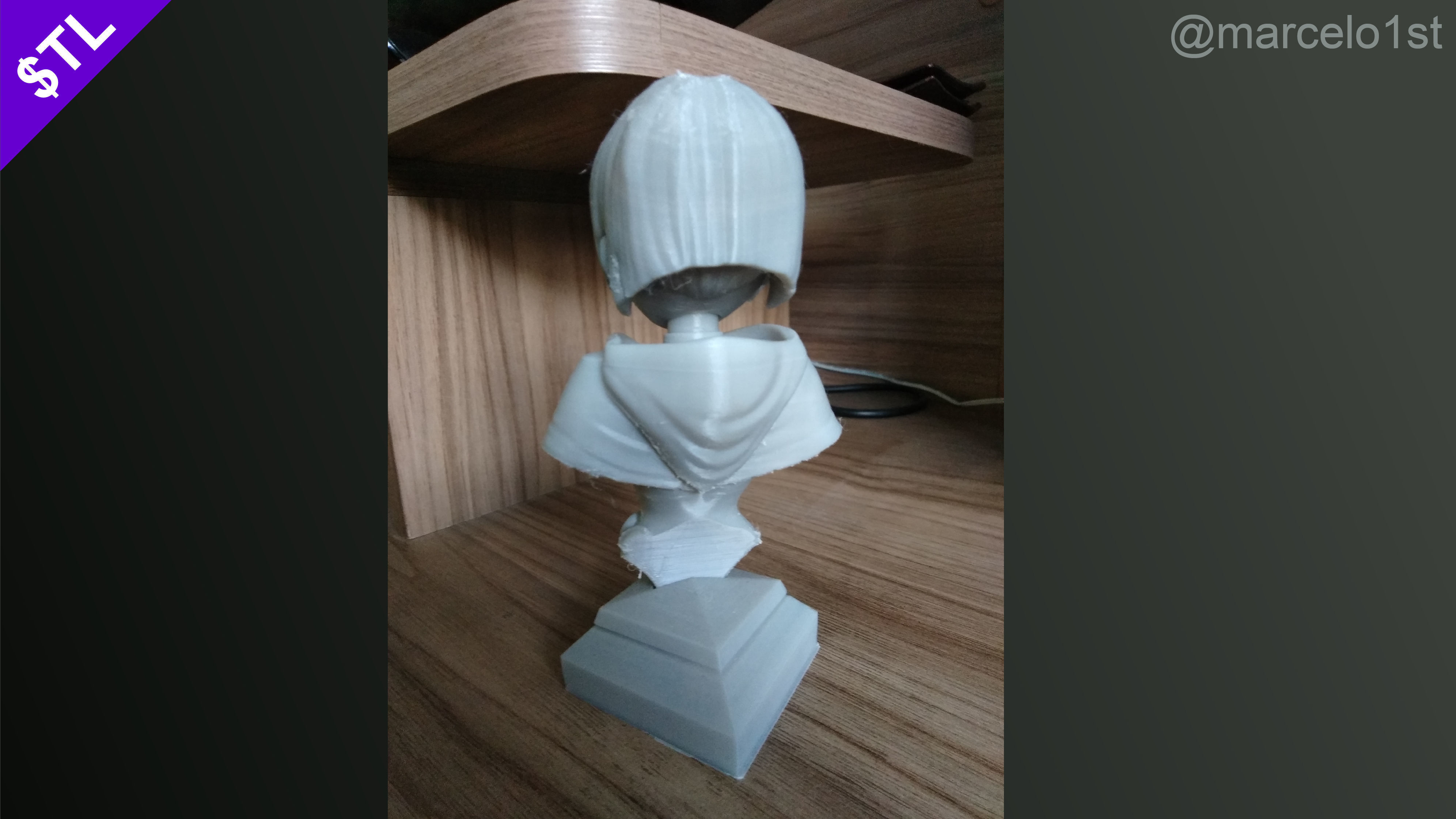 Raven Teen Titans Bust 3D model 3D printable | CGTrader