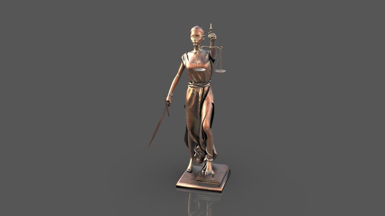 LADY JUSTICE 3D model | CGTrader