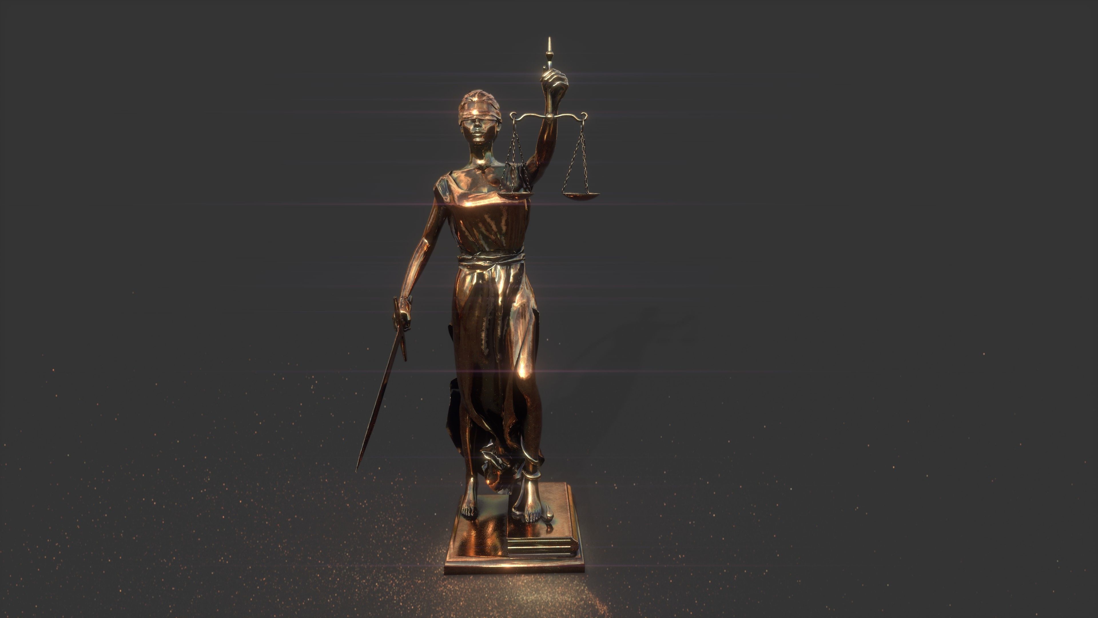 LADY JUSTICE 3D model | CGTrader
