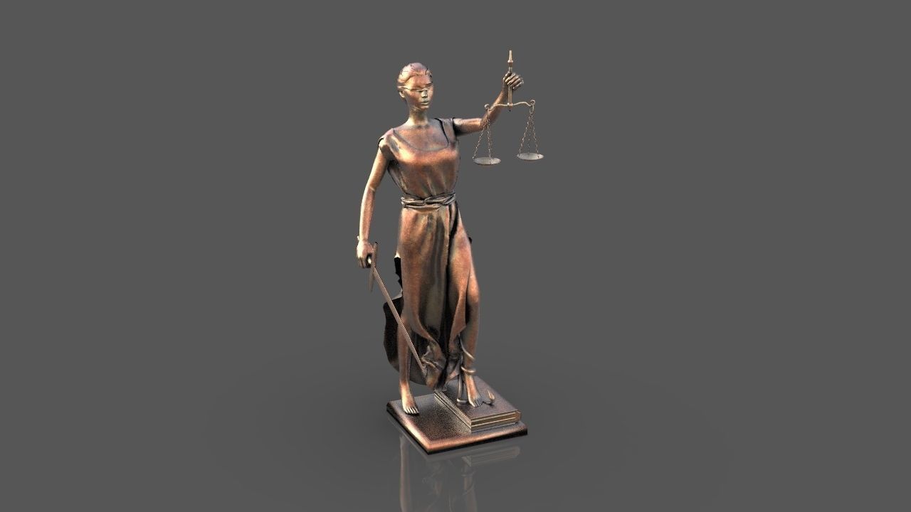 LADY JUSTICE 3D model | CGTrader
