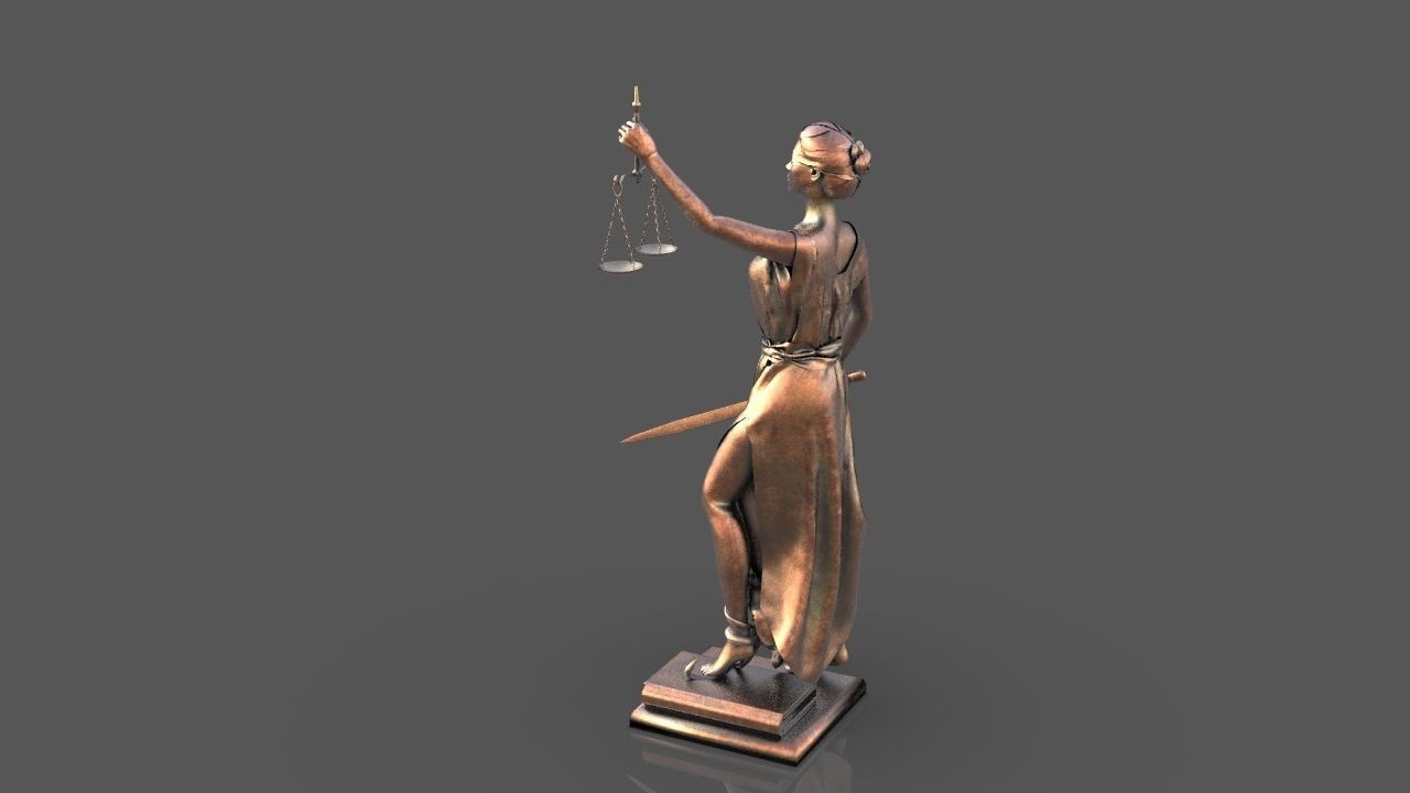 LADY JUSTICE 3D model | CGTrader
