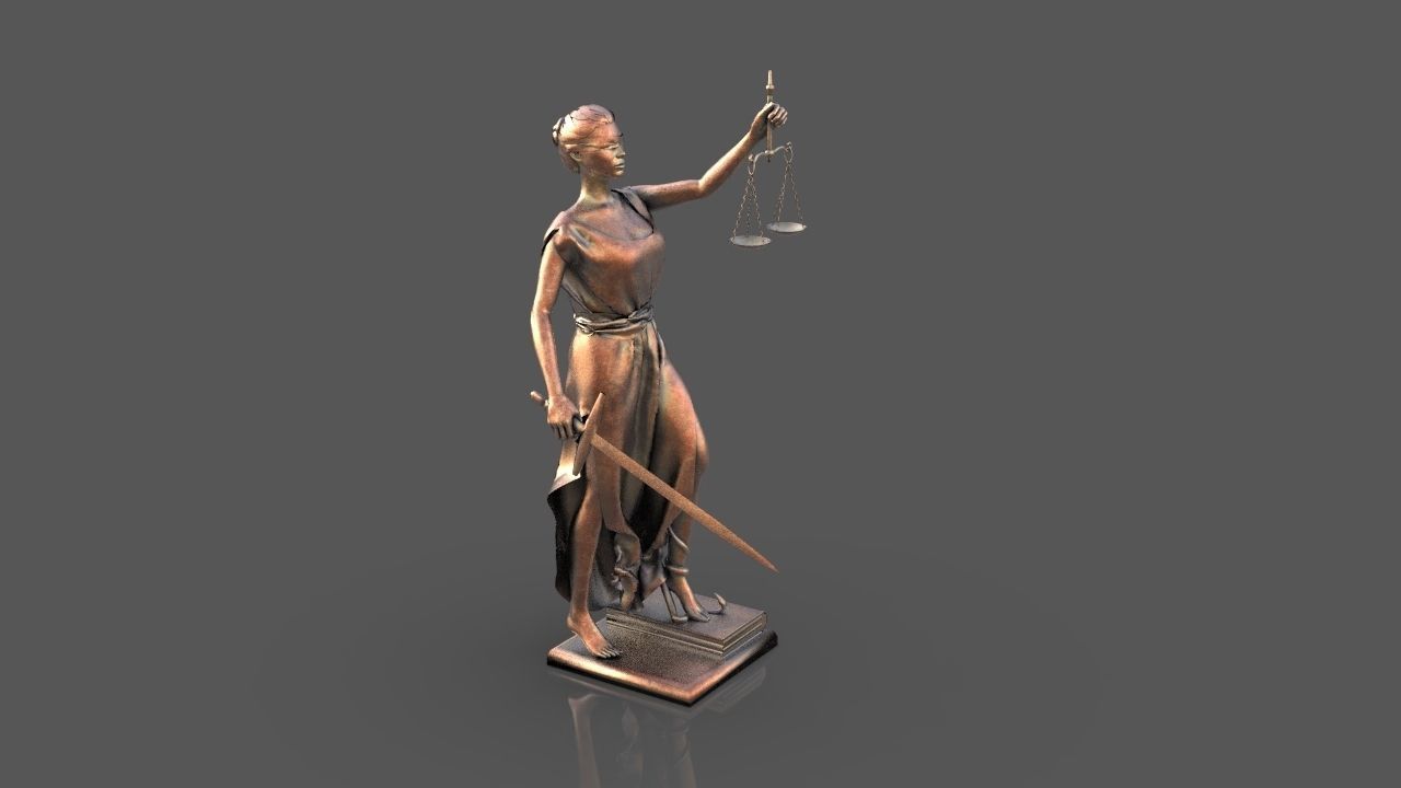 LADY JUSTICE 3D model | CGTrader