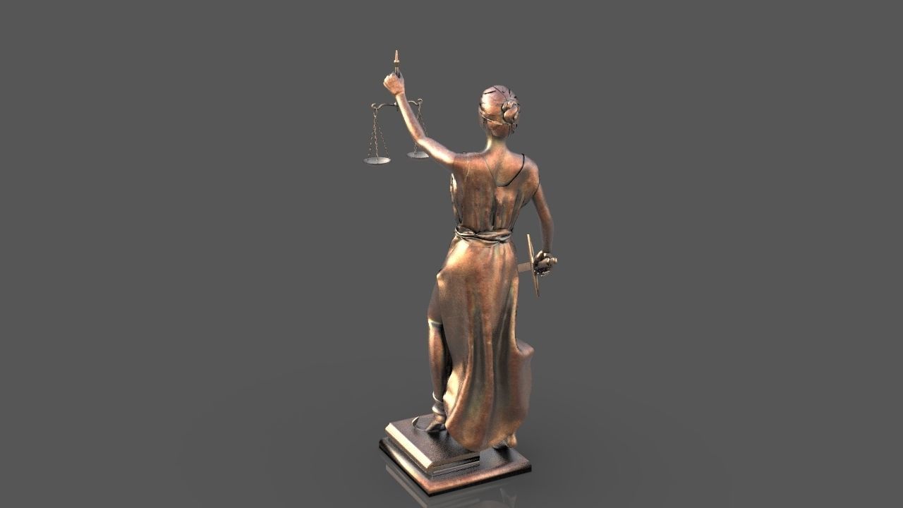 LADY JUSTICE 3D model | CGTrader