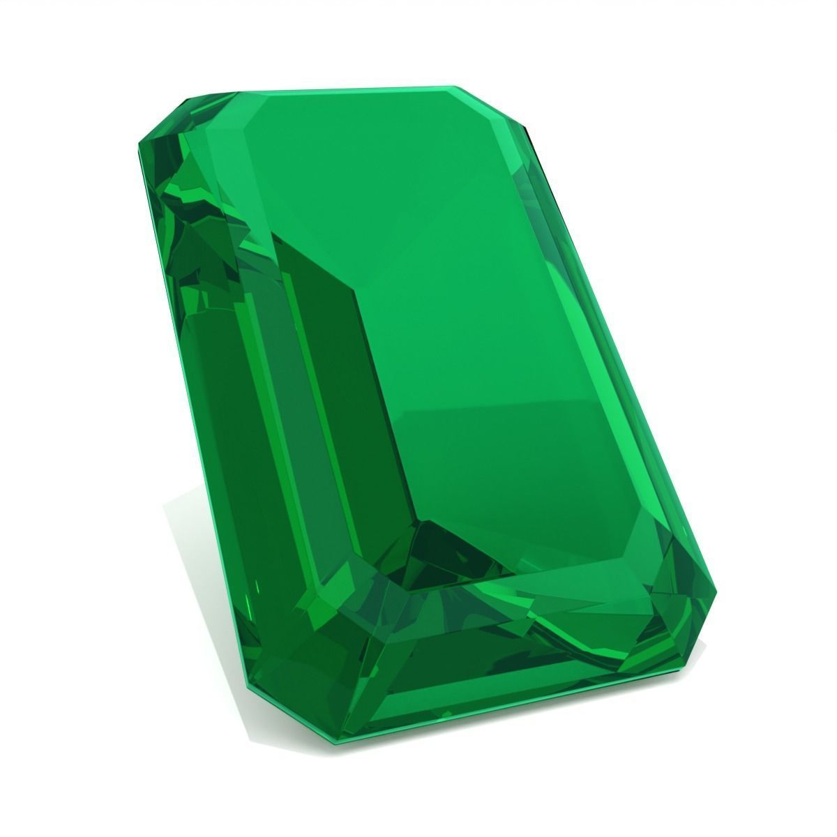 3D printable model Emerald Gem - Emerald Cut | CGTrader