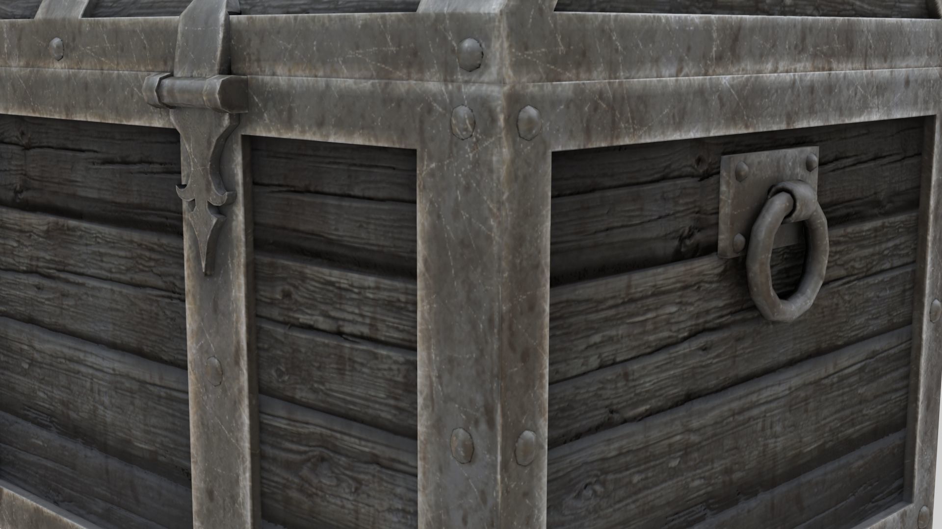 3D model Low Poly Antique Chests With PBR Materials and 2 Skins VR / AR ...