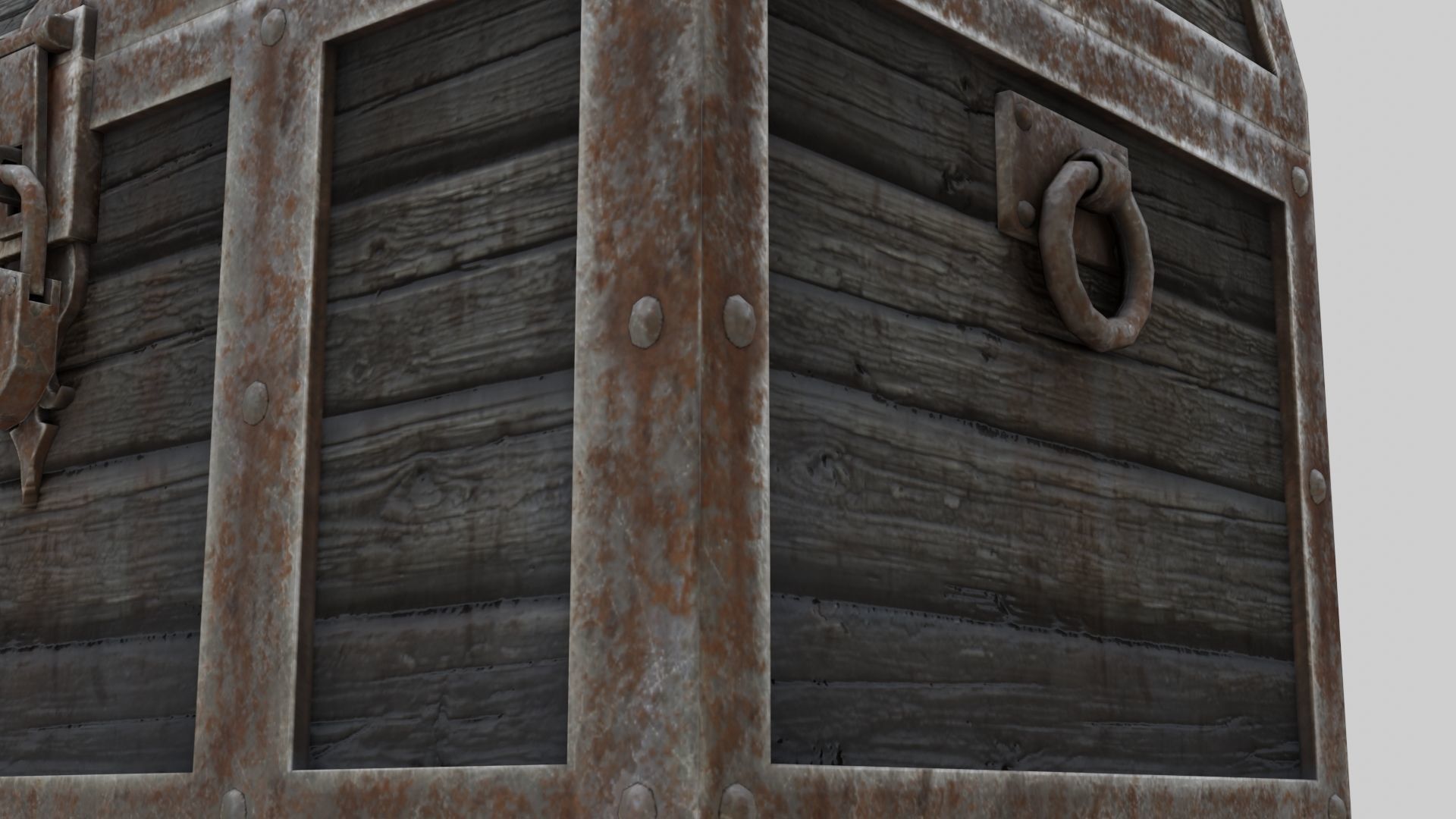 3D model Low Poly Antique Chests With PBR Materials and 2 Skins VR / AR ...