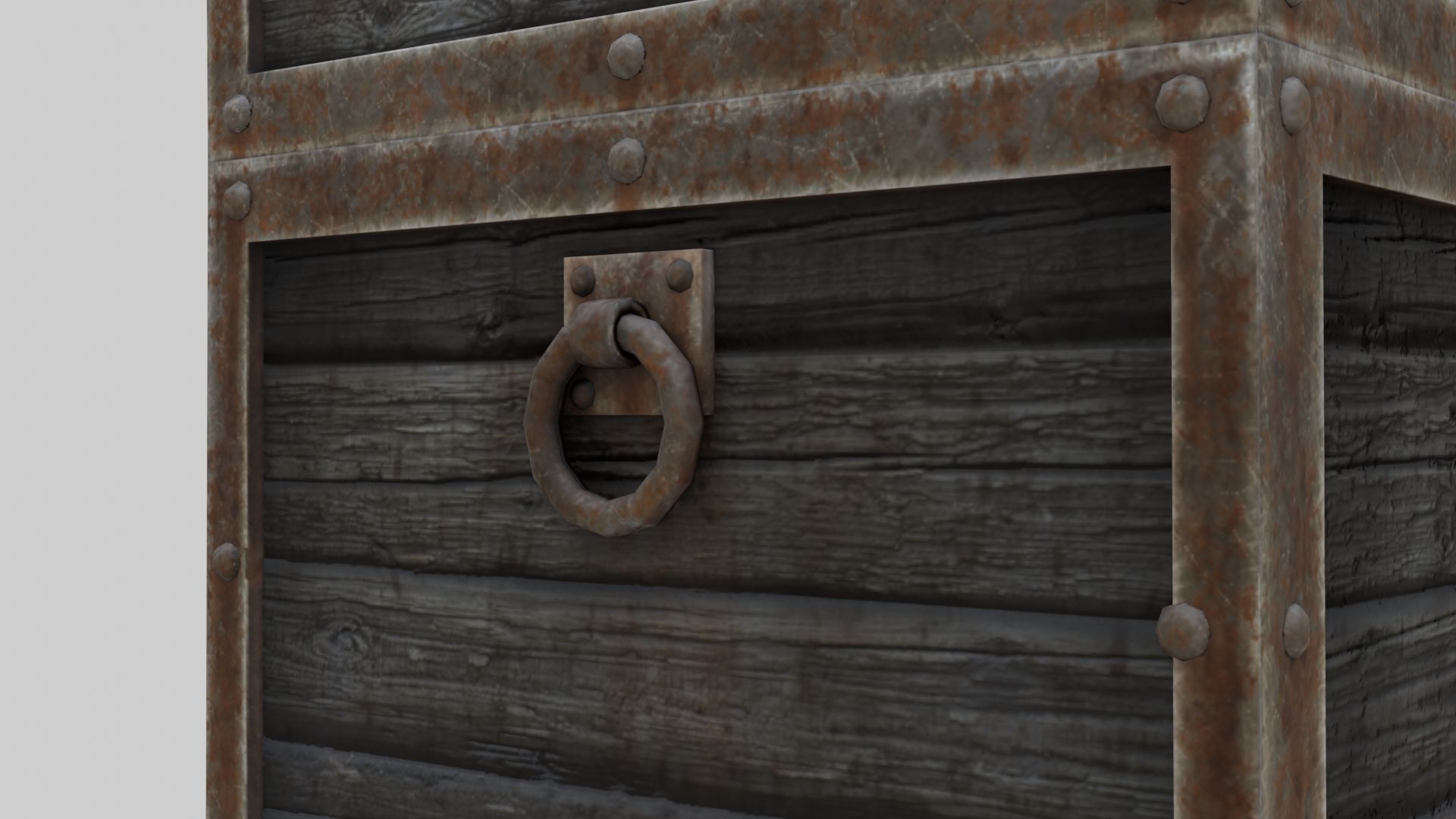 3D model Low Poly Antique Chests With PBR Materials and 2 Skins VR / AR ...