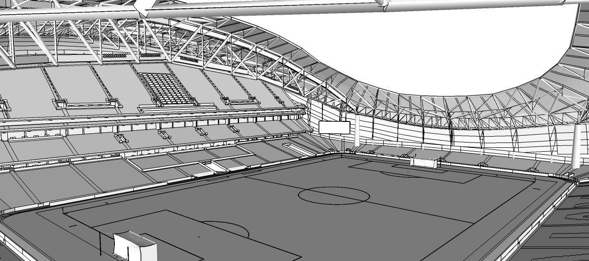 Aviva Stadium - Dublin Ireland 3D model | CGTrader