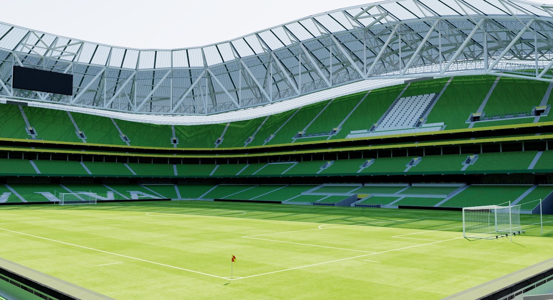 Aviva Stadium - Dublin Ireland 3D model | CGTrader