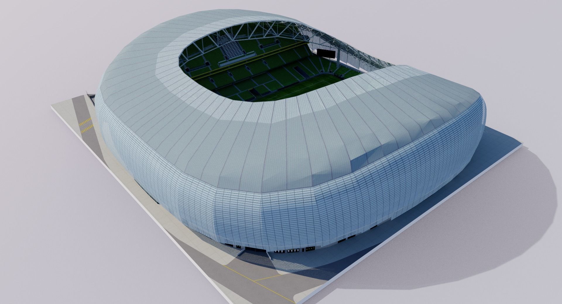 Aviva Stadium - Dublin Ireland 3D model | CGTrader